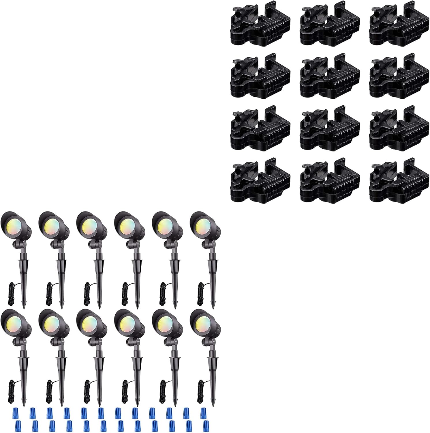 LEONLITE 3CCT Low Voltage LED Landscape Spotlight Bundle Wire ...