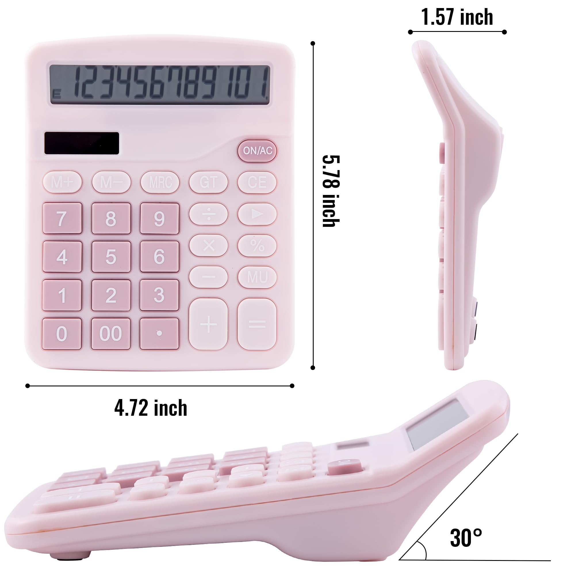 Snapklik.com : Calculators Desktop, Pink Calculator, Cute Calculator 12 ...