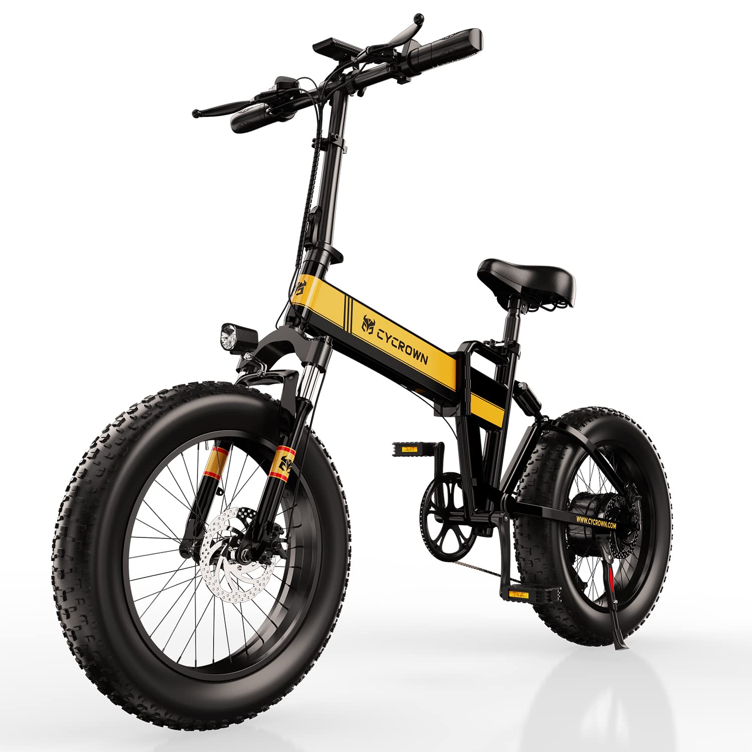CYCROWN Electric Bike Review: Faster Charge, Removable Battery, Foldable Design! - Flat Iron Bike