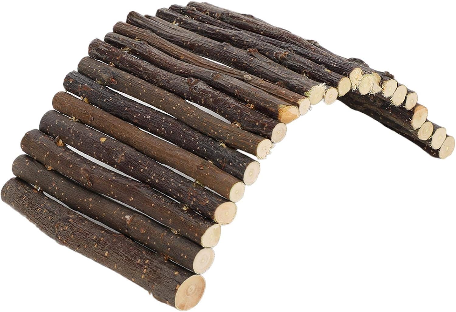Pssopp Wooden Bridge For Small Animals Hamster Bridge RatLadder Bridge ...