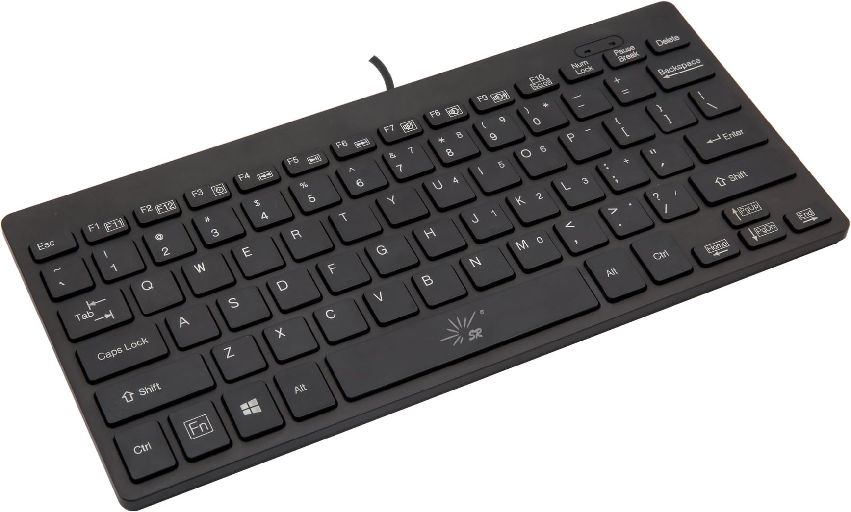 Amazon.com: SR Mini Keyboard Wired Thin Light 78 Keys USB Multimedia ...