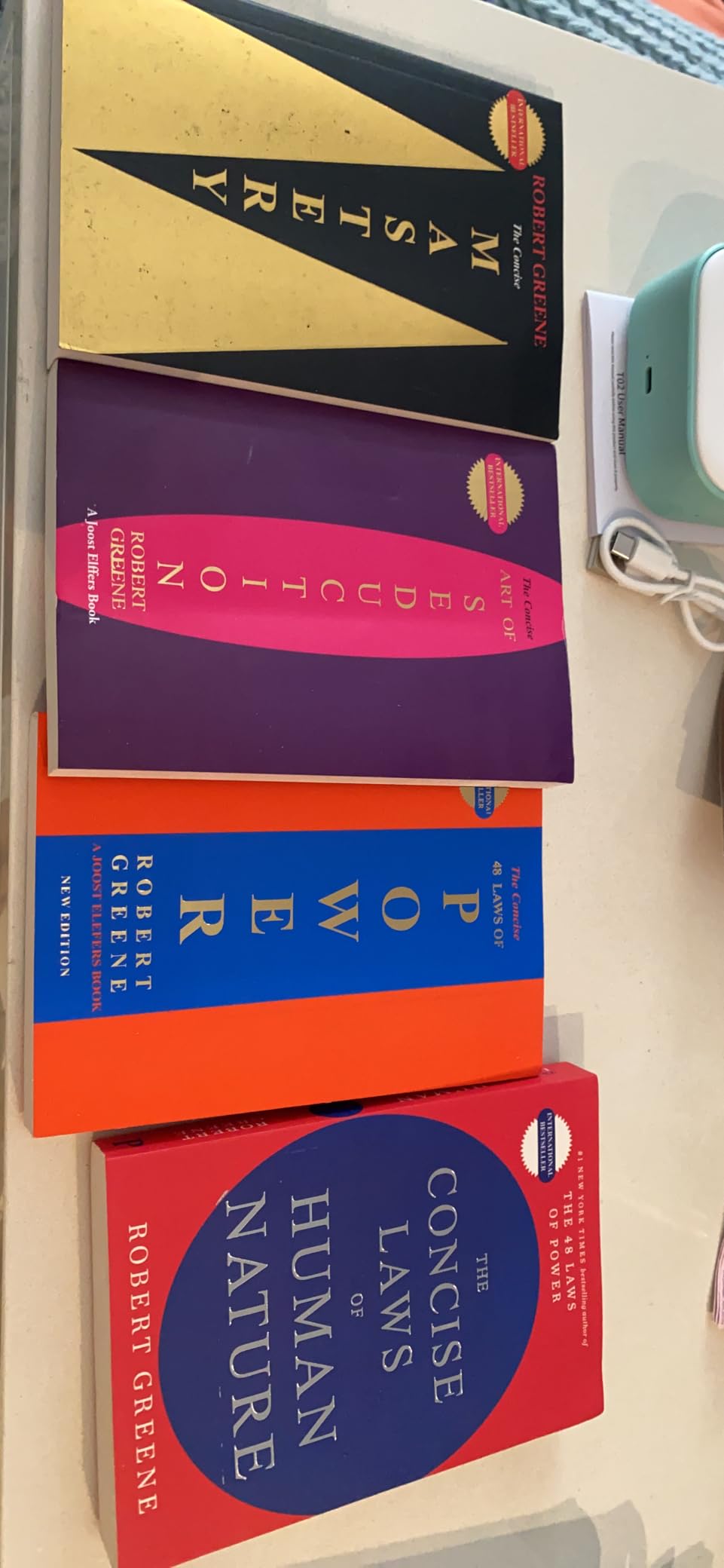 4 Books Set By Robert Greene [The Concise Laws of Human Nature; The ...