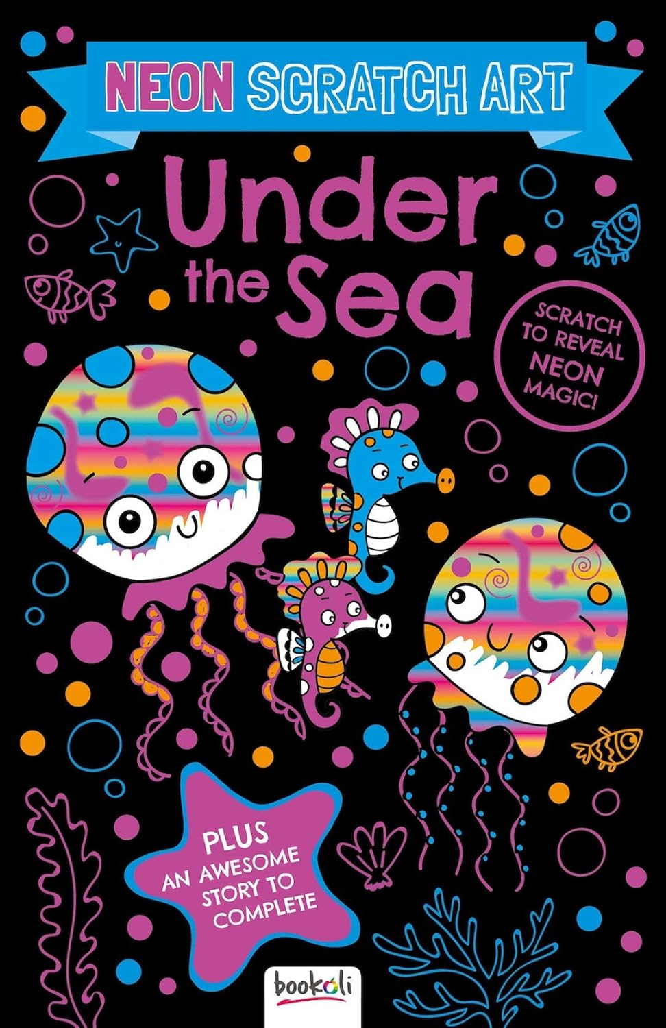 Under the Sea: Scratch Art (Scratch Art Fun) : Wade, Sarah, Ltd ...