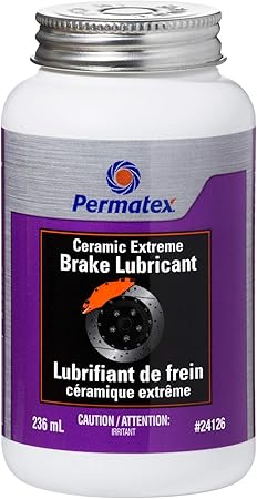Permatex 24126 Ceramic Extreme Brake Lubricant, Purple, 236ml : Amazon ...