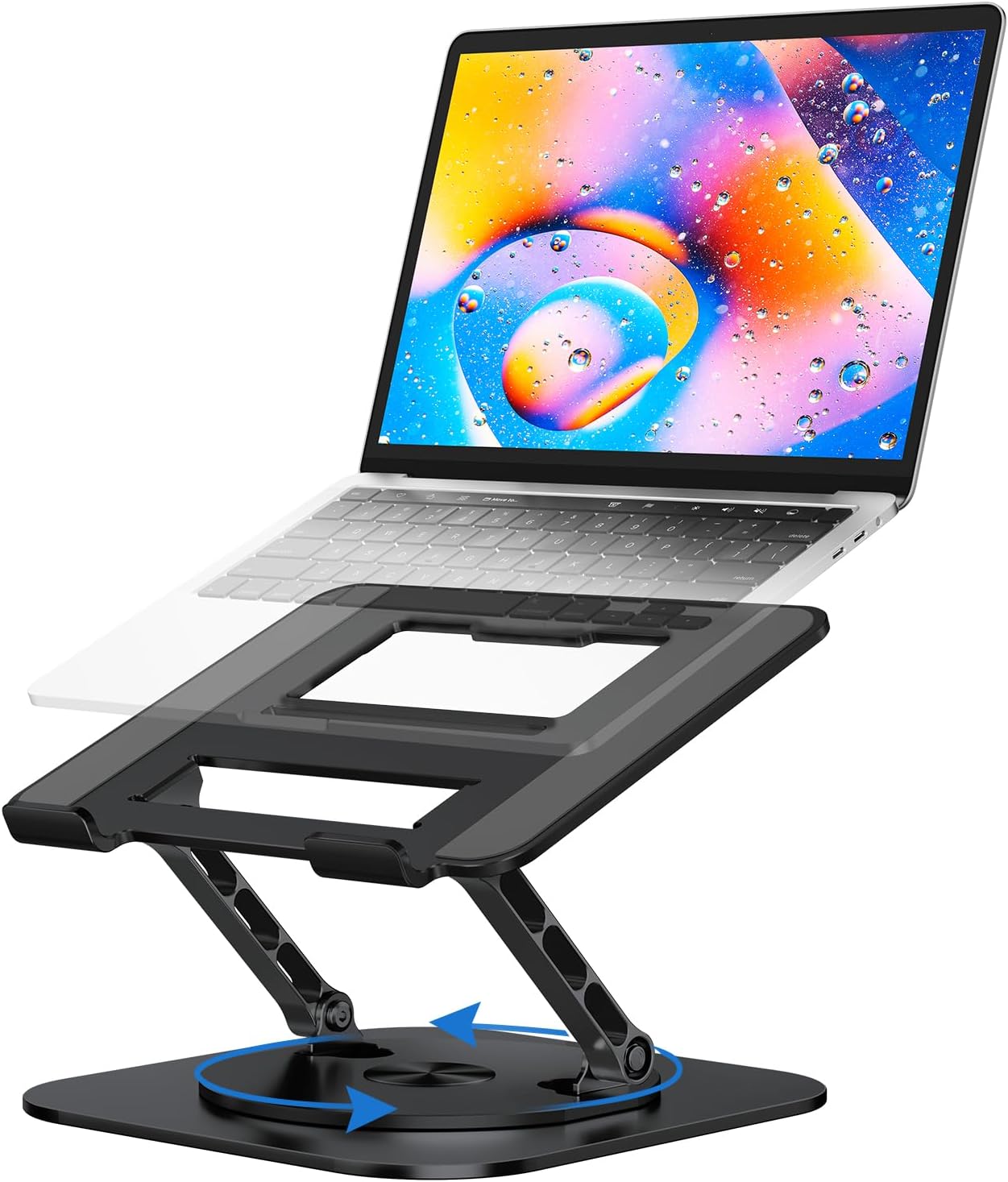 Amazon.com: MCHOSE Laptop Stand for Desk, Ergonomic Laptop Riser with ...