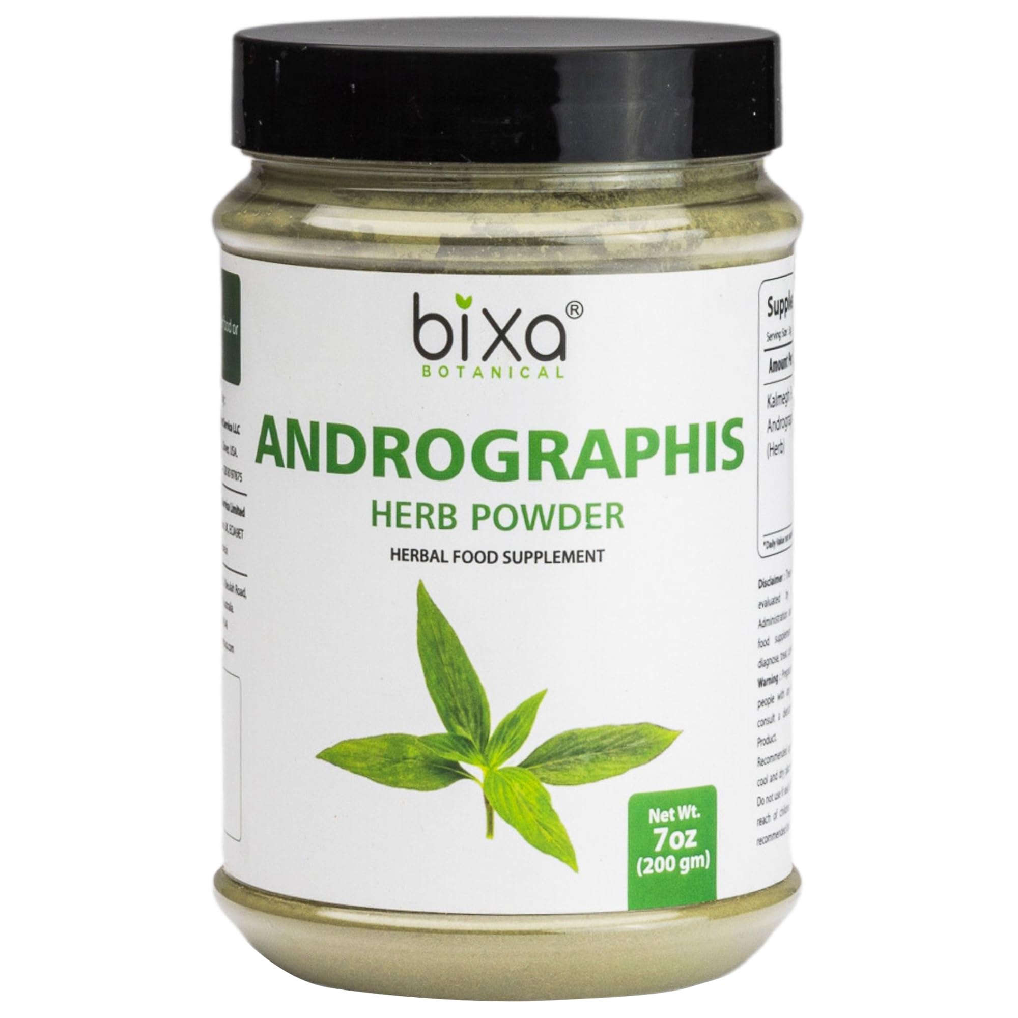 Amazon.com: bixa BOTANICAL Andrographis Powder 200 Grams 7 OZ ...