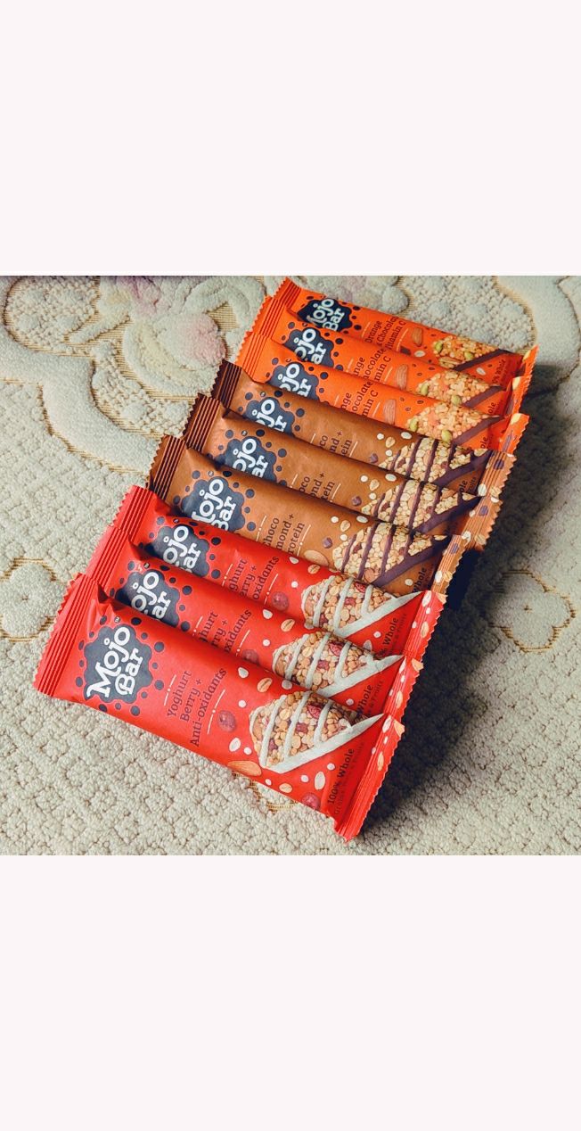 Mojo Bar Energy Bars Yoghurt Berry & Anti Oxidant | 100% Whole Grains ...