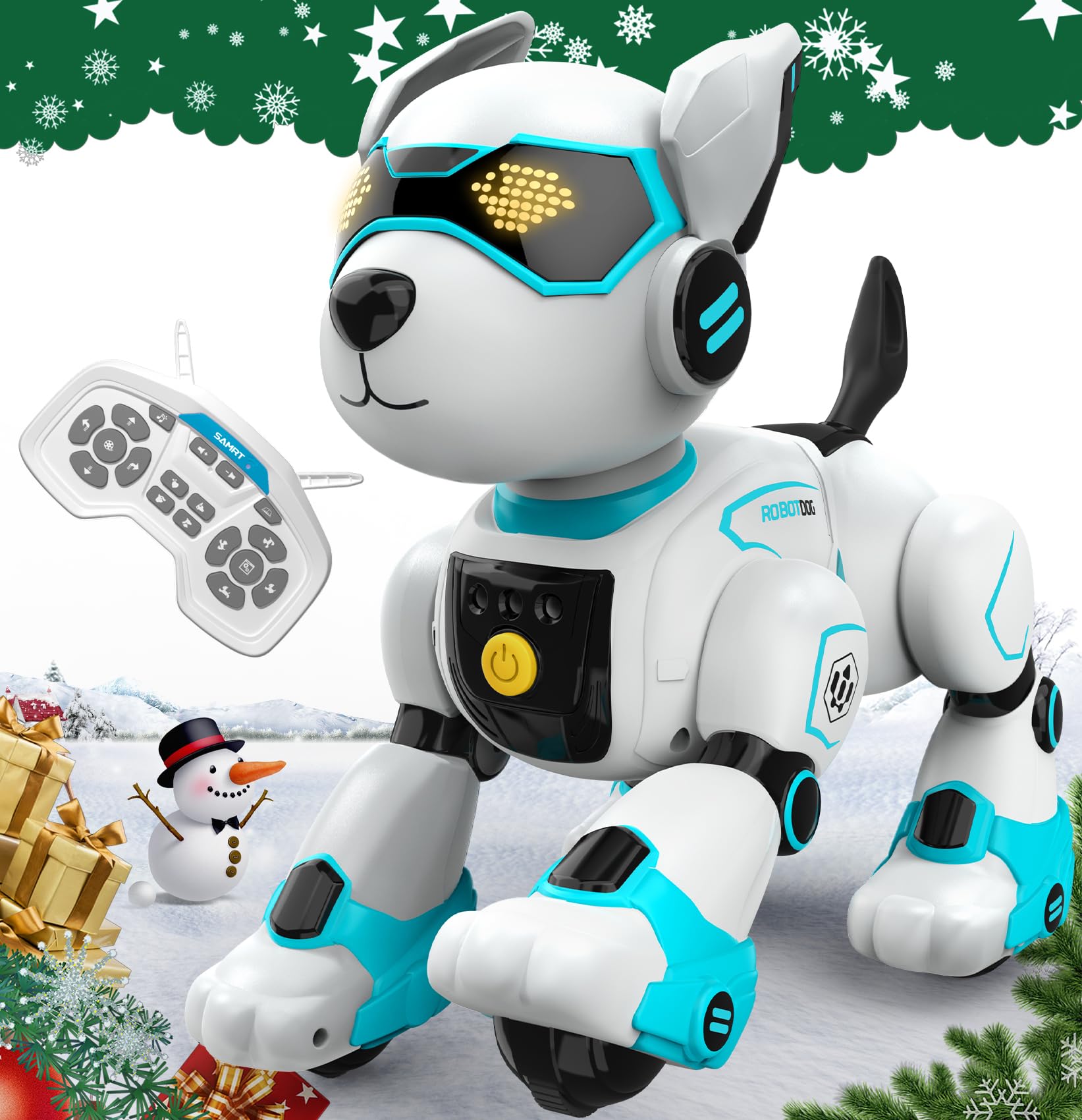 Amazon.com: Robot Dog Toy for Kids, Programmable Remote Control Robot ...