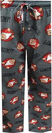 MJC Mens Disney Snow White and The Seven Dwarfs Grumpy Lounge Pants at ...