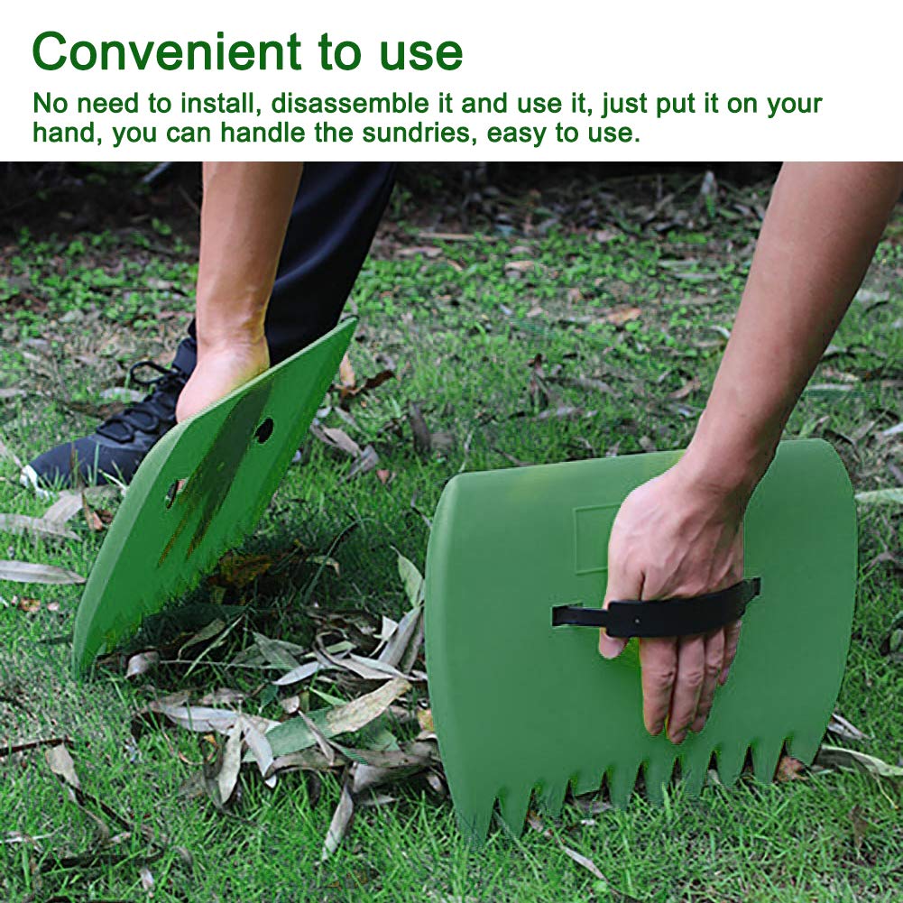 Snapklik.com : Bibabala Garden And Yard Leaf Scoops Hand Rakes, Large ...