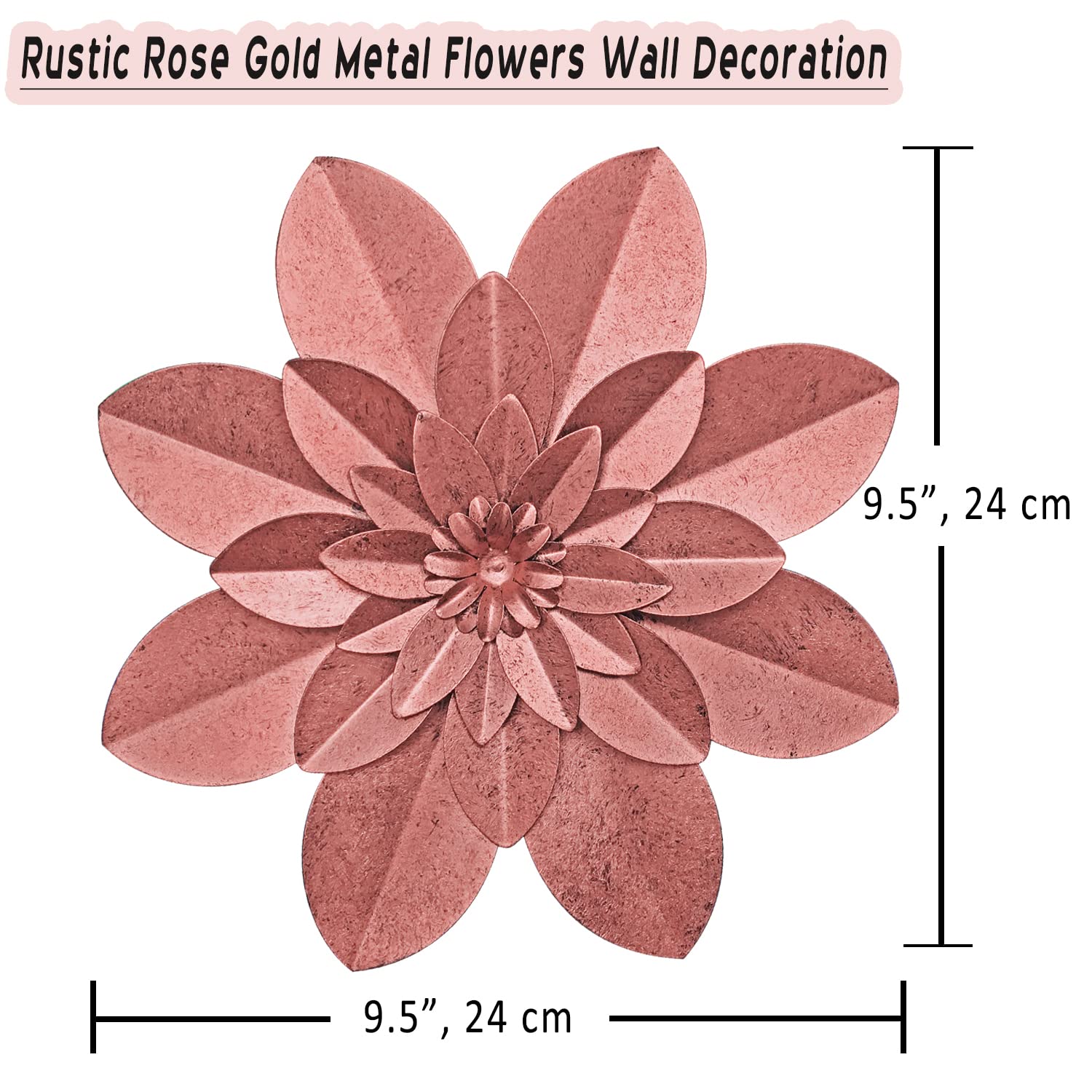 Rustic Metal Rose