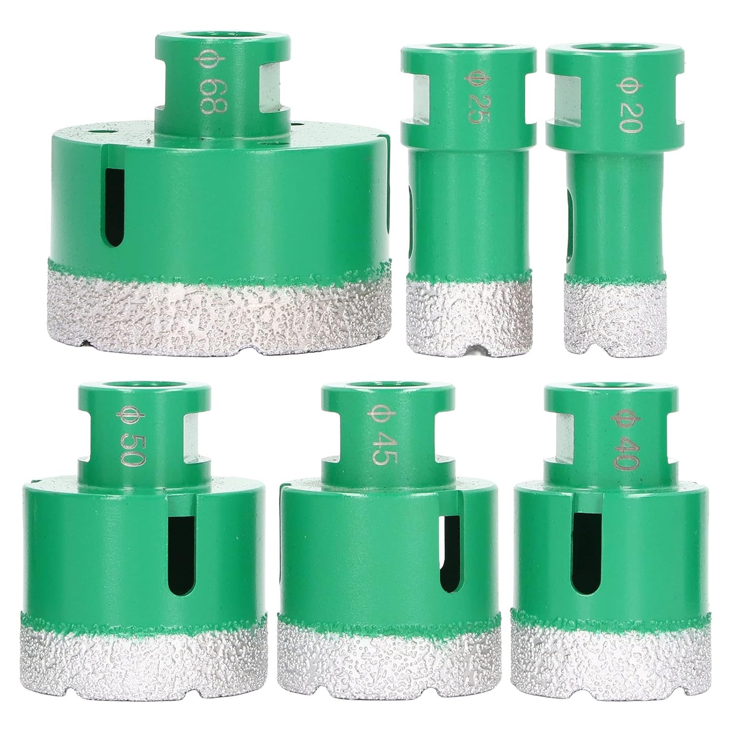 Brazed Drill Bit, High Bearing Capacity Angle Grinder Hole Opener Sizes ...