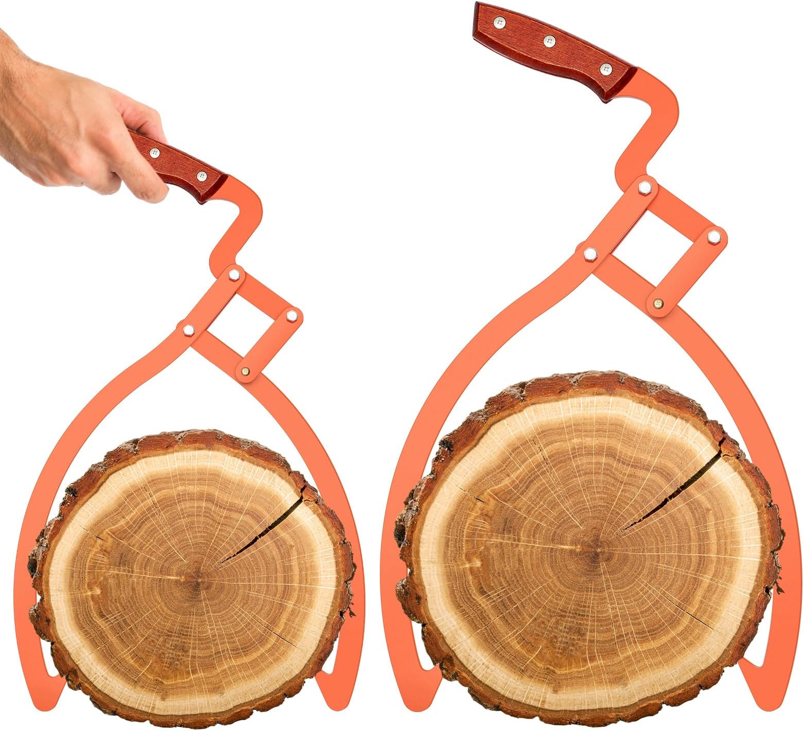 Amazon.com: OAOLOWF 20" Log Tongs Logging Skidding Tongs Non-Slip Grip ...
