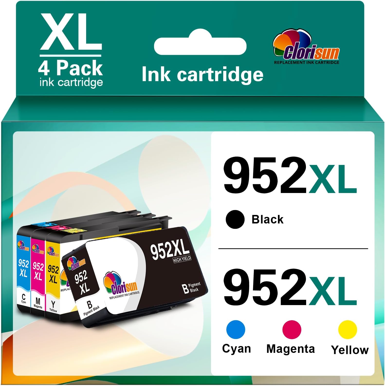 Amazon.com: 952XL Latest Upgraded Ink Cartridges Combo Pack Replacement ...