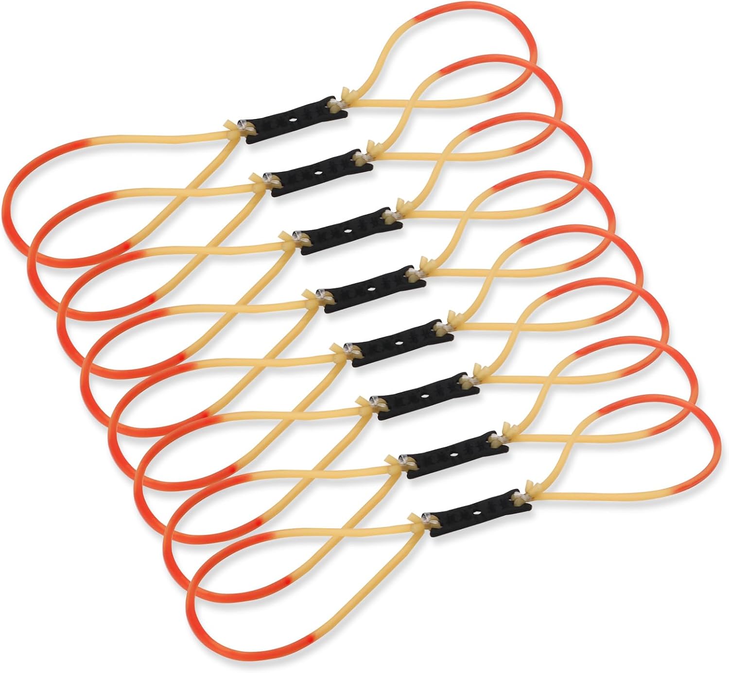 Amazon.com : Chihutown 8Pcs Slingshot Replacement Band Double Rubber ...