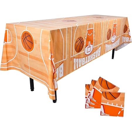 Amazon.com: durony 96 Pieces Basketball Party Supplies Birthday Party ...