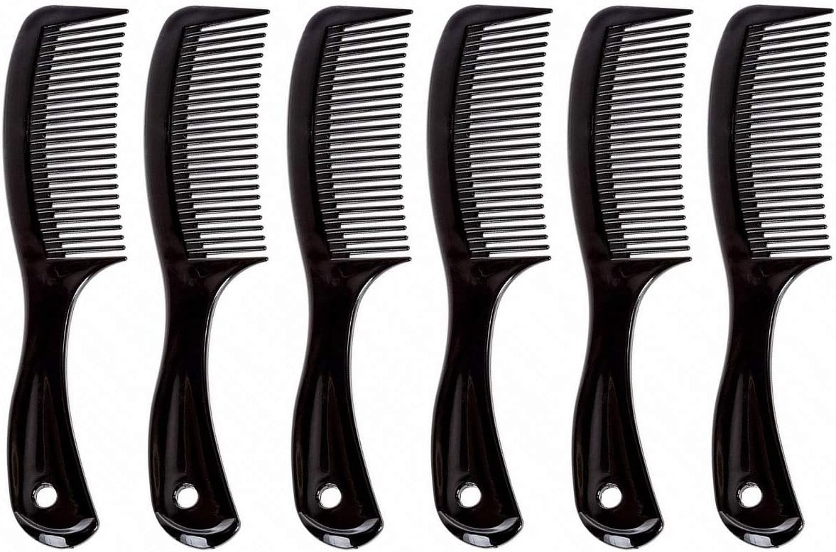Amazon.com : Comfort Axis Travel Size Wide Tooth Handle Comb, 6", 6 ...