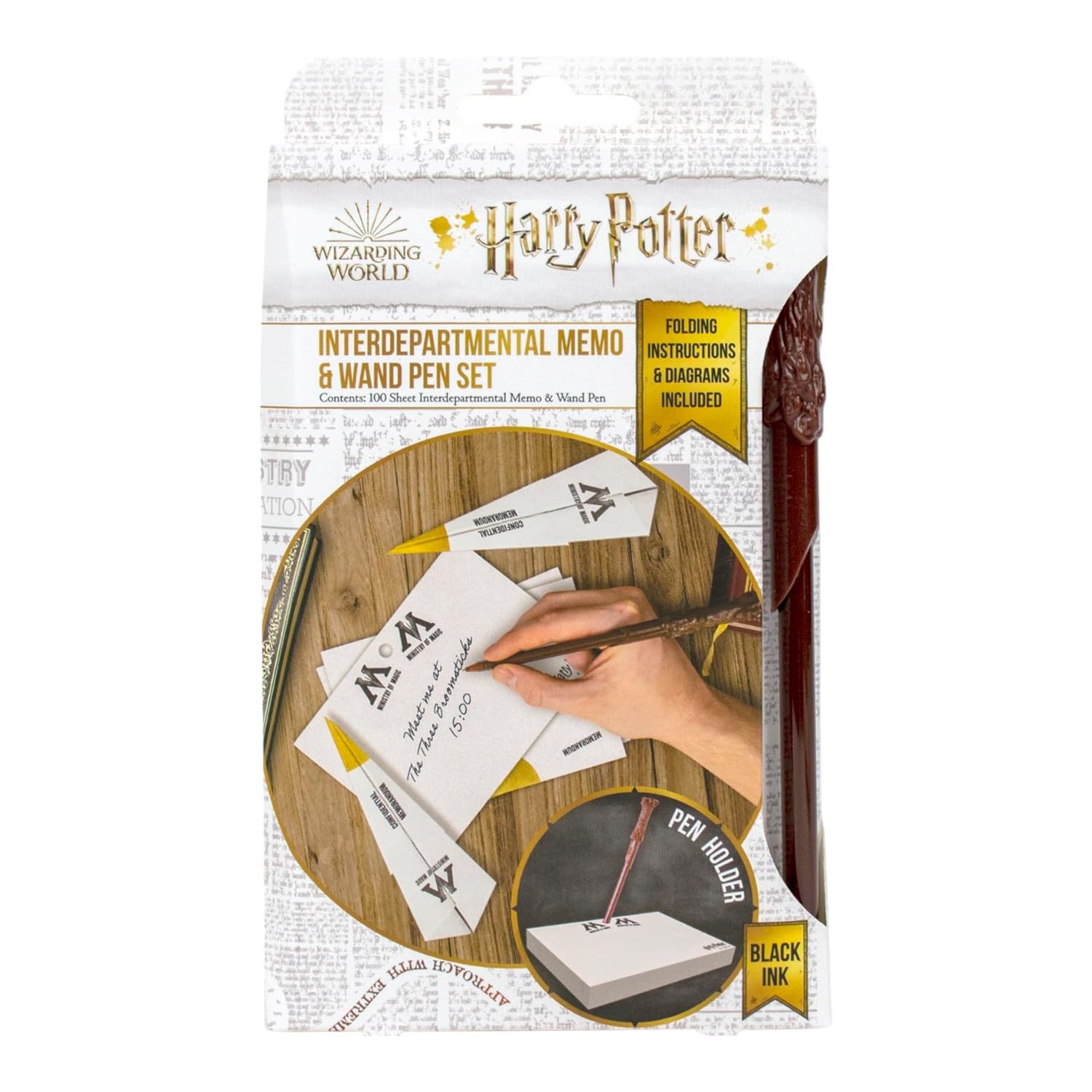 HARRY POTTER Harry Potter Interdepartmental Memo and Wand Set – BigaMart