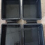 Amazon.com - Cetomo 16Qt*4 Durabilt Flip Lid Stackable Heavy Duty Tough ...