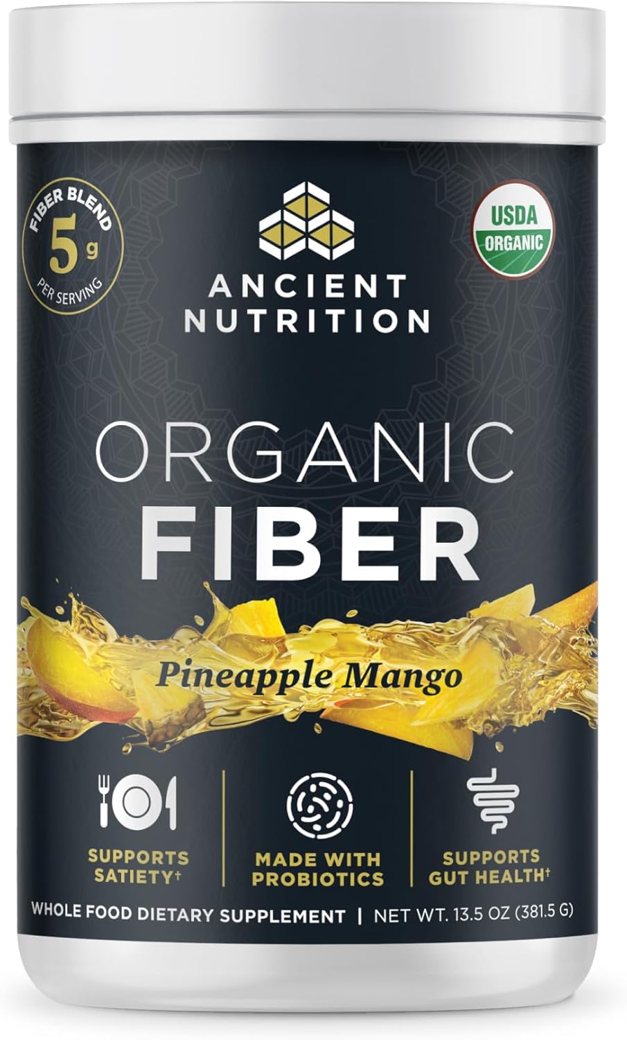Amazon.com: Ancient Nutrition Organic Fiber Powder, Pineapple Mango ...