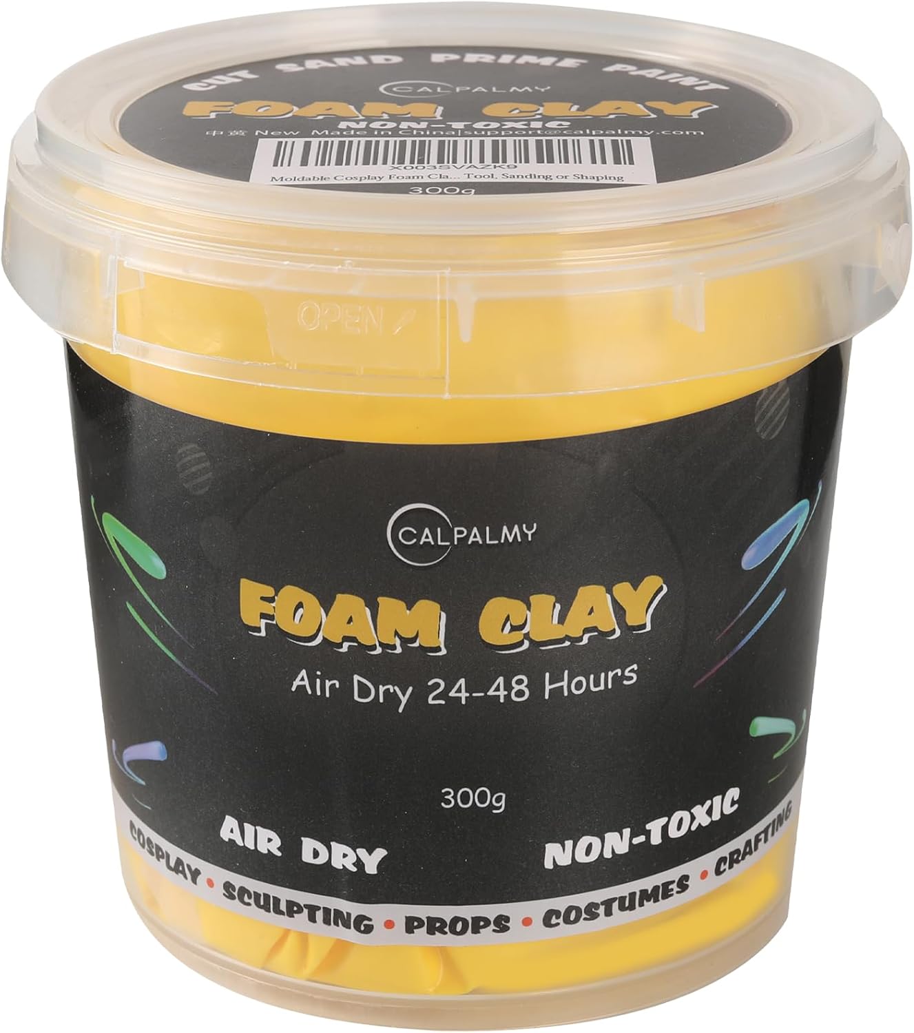 Amazon.com: Moldable Cosplay Foam Clay Yellow Colors (300g) – High ...