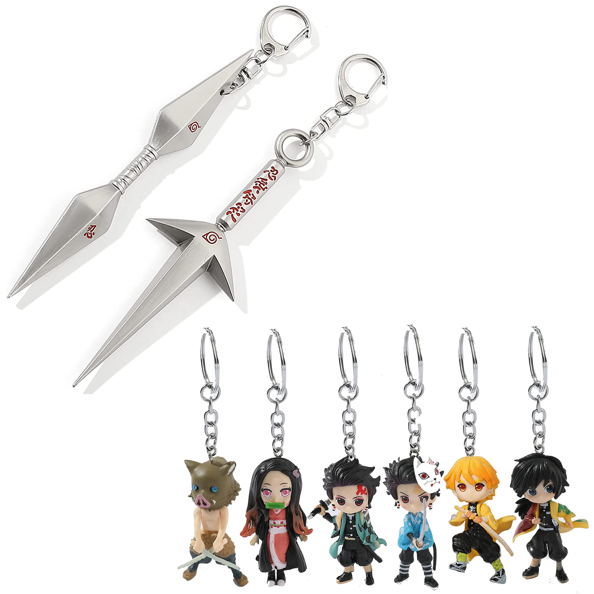 Anime Naruto Keychain Minato Namikaze Kunai Double End Kunai Anime ...