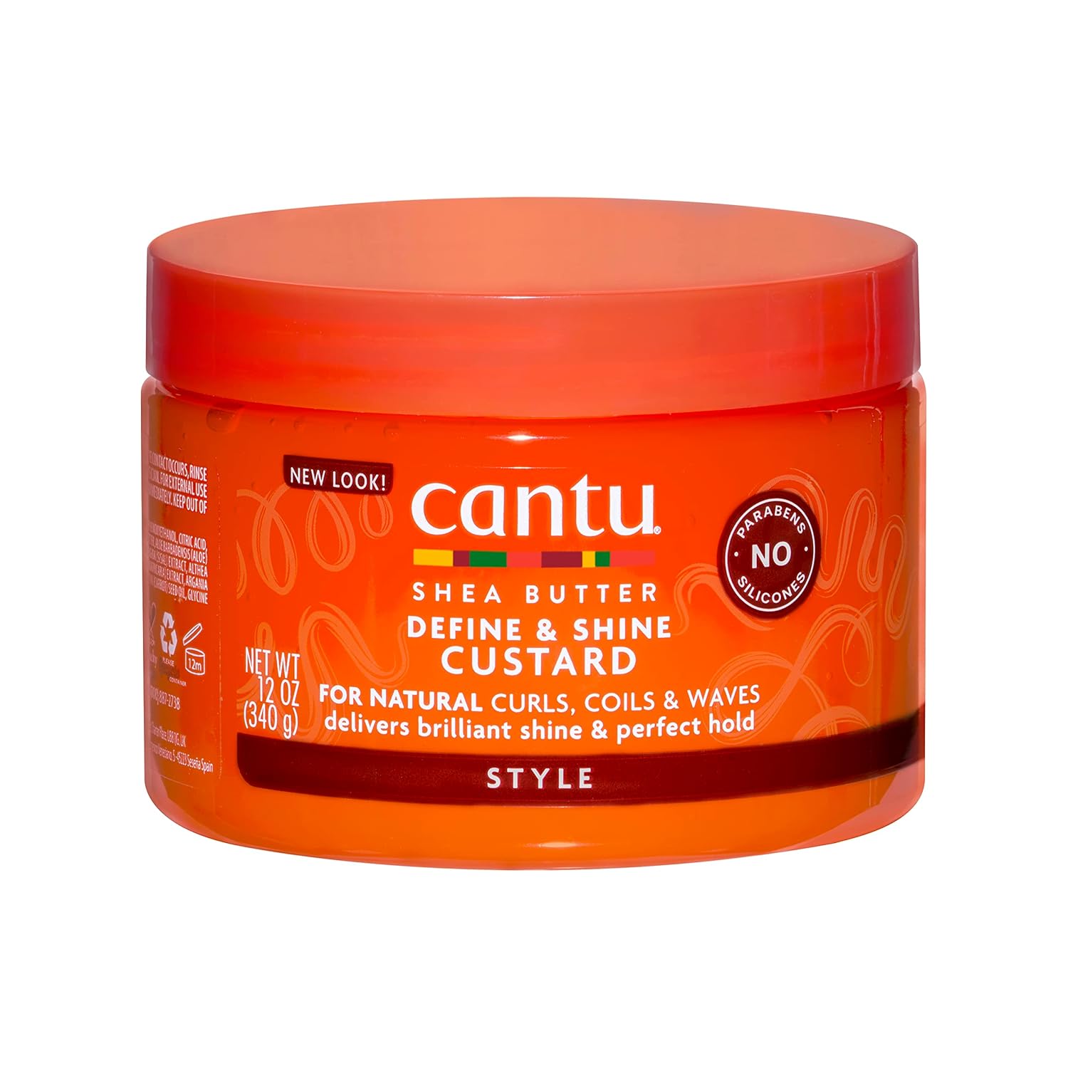 Amazon.com : Cantu Shea Butter for Natural Hair Curling Custard, 12 ...