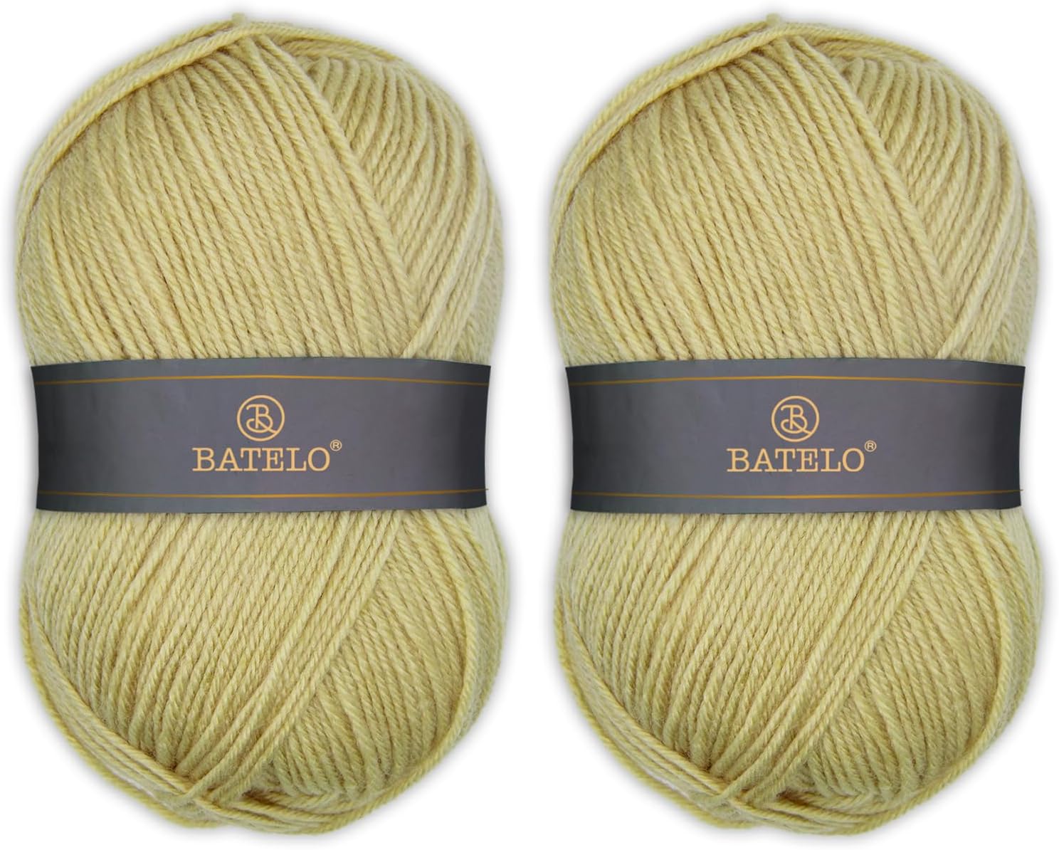 Amazon.com: Crochet Yarn Beige Amigurumi Yarn 560 Yards, 2 Pack Acrylic ...