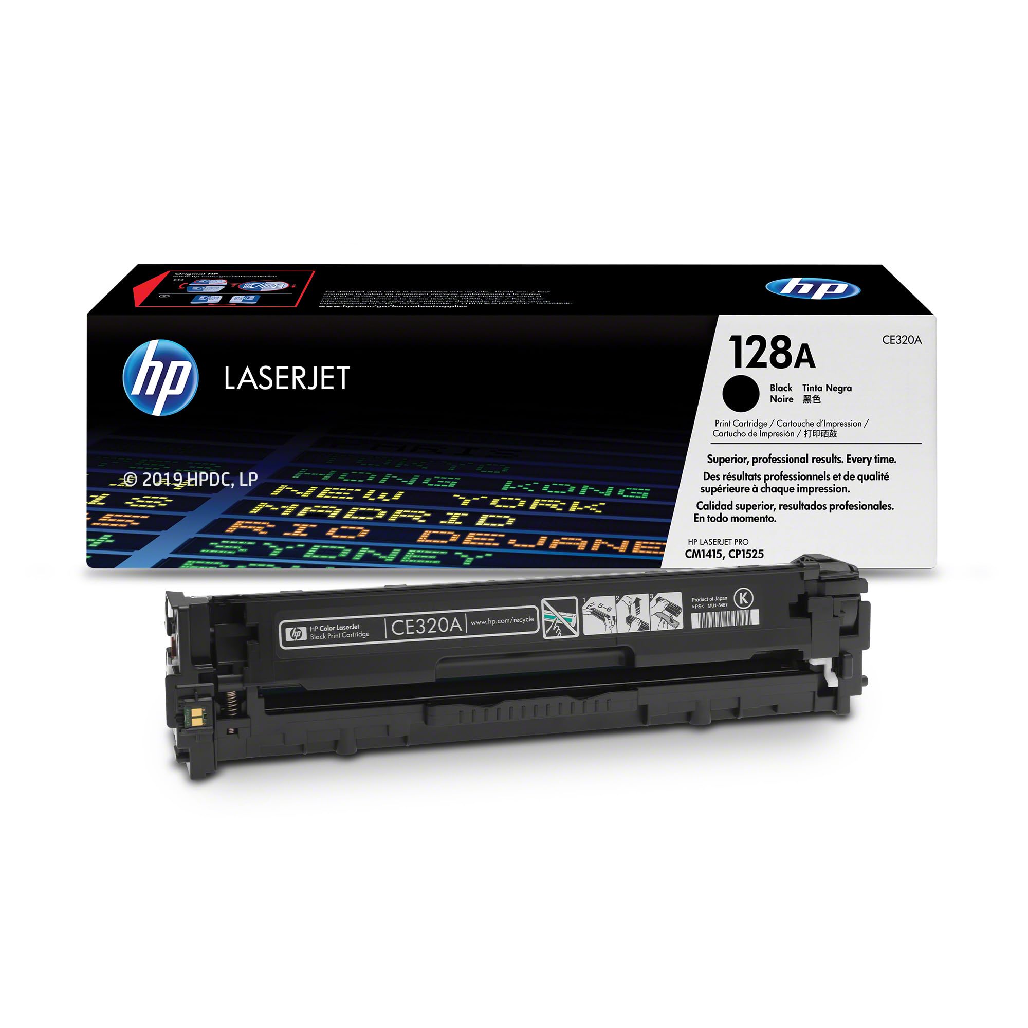 HP 128A (CE320A) Black Original Toner Cartridge : Amazon.ca: Office ...