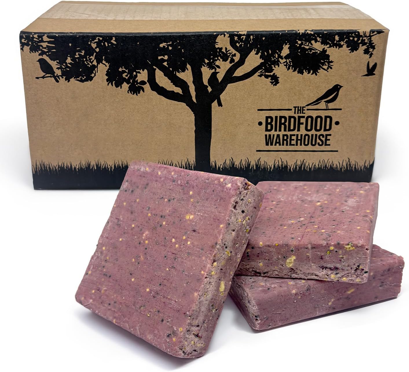 The Birdfood Warehouse Fruit & Berry Premium Suet Block 10 Pack | 100% ...