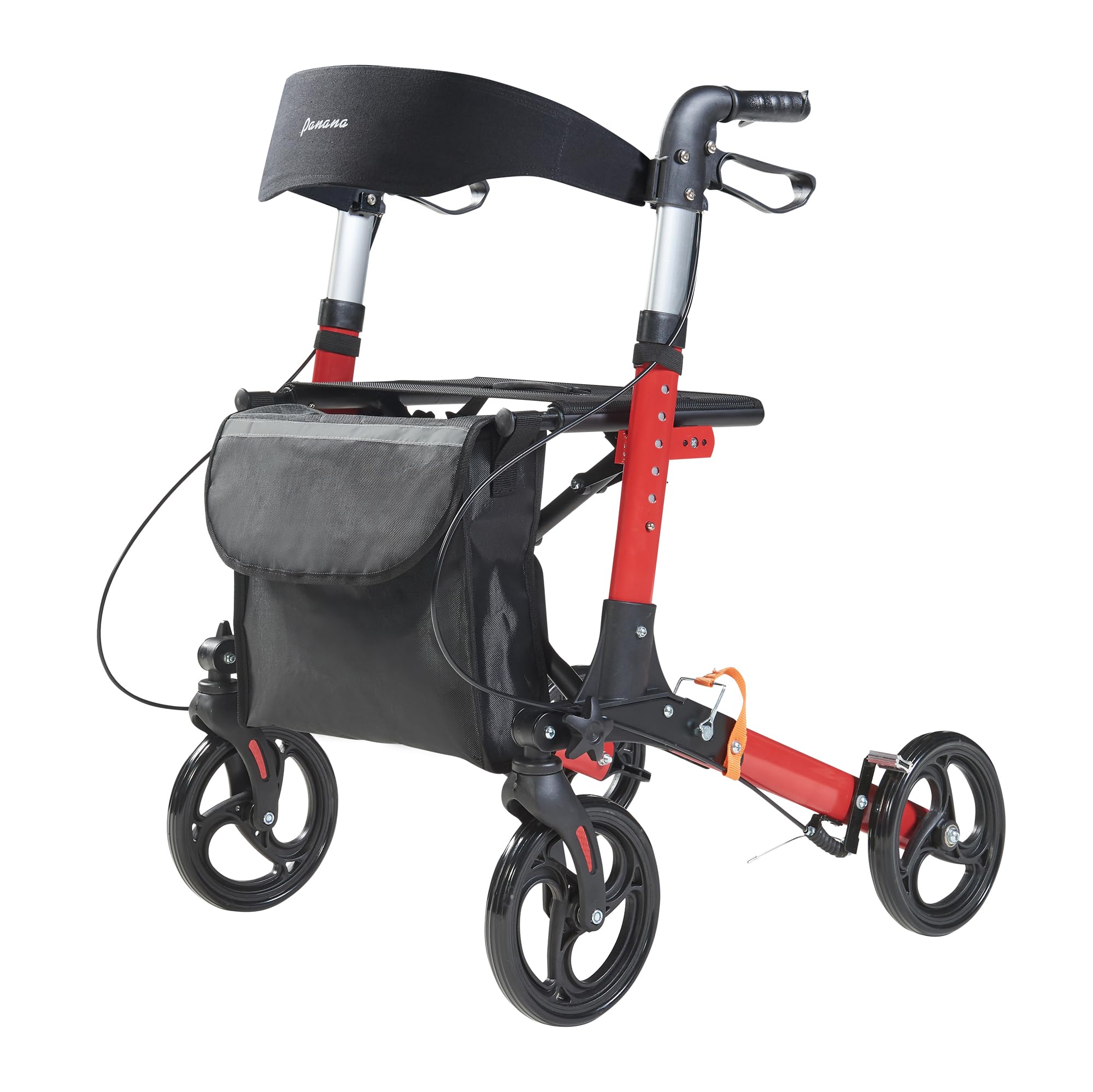 Panana Rolling Walker for Seniors and Adults, Foldable Rollator with ...