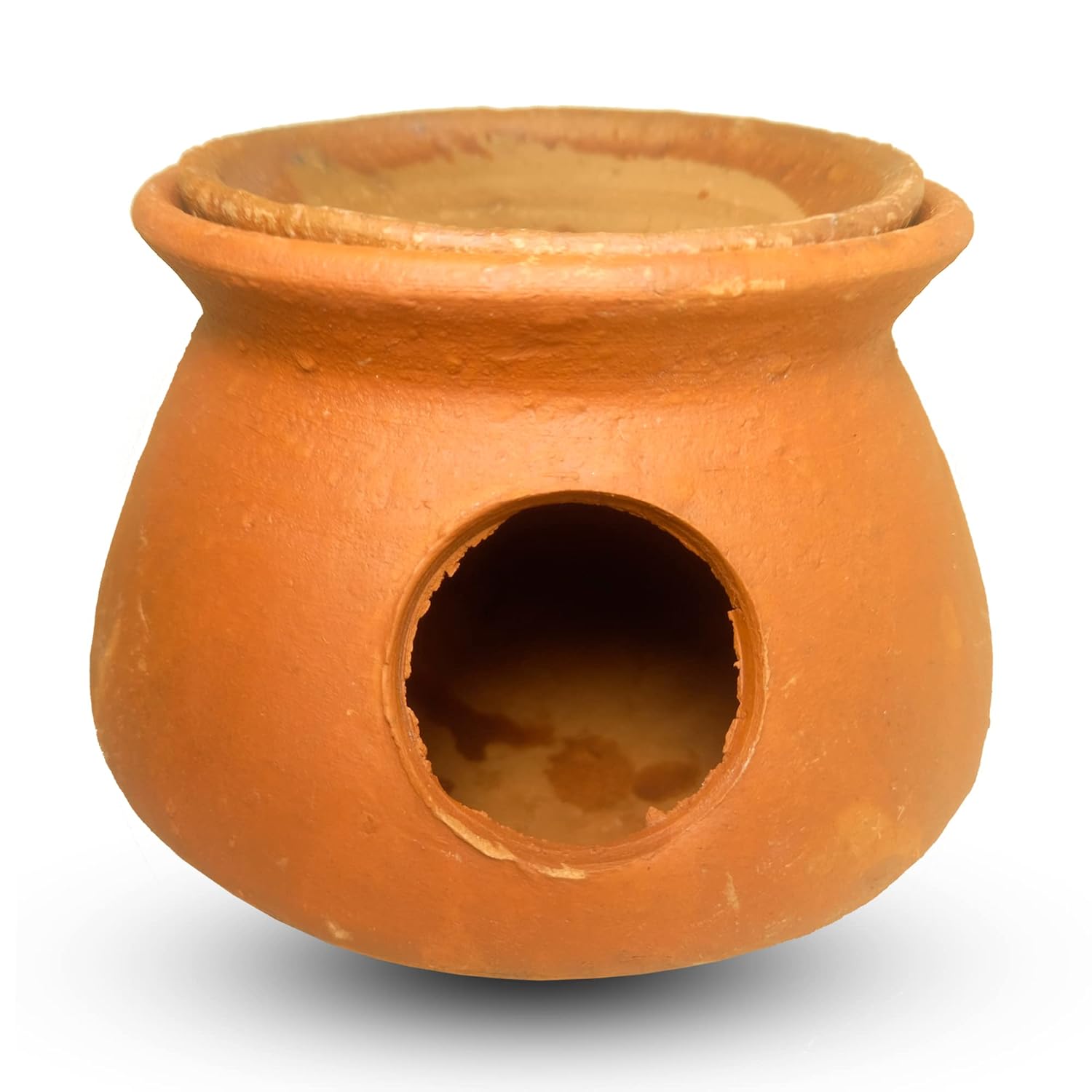 ACS® Budgies Love Bird Clay Pot for Birds Egg Laying and Breeding, 14 ...