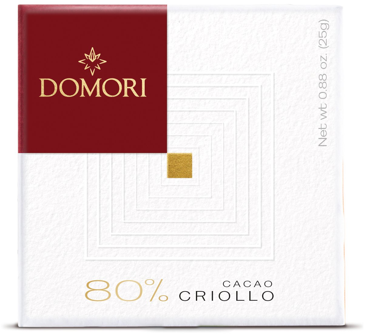 Amazon.com : Domori 80% Criollo Dark Chocolate 25gr bar : Grocery ...