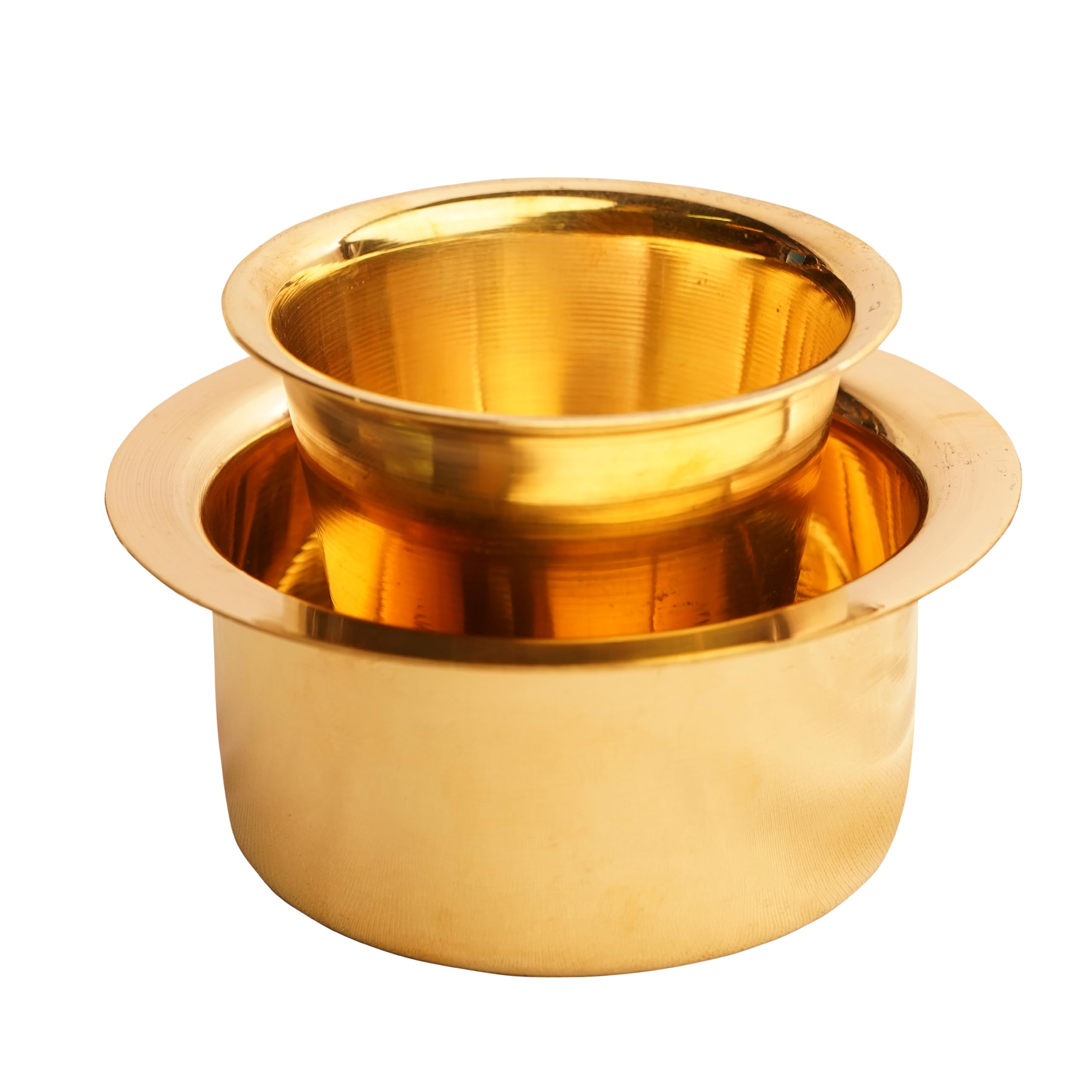 Buy Thangam South Indian Brass Coffee Cup Dawara/Dabara & Tumbler for ...