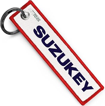 Amazon.com: KEYTAILS Keychains Premium Quality Key Tag For SUZUKI ...