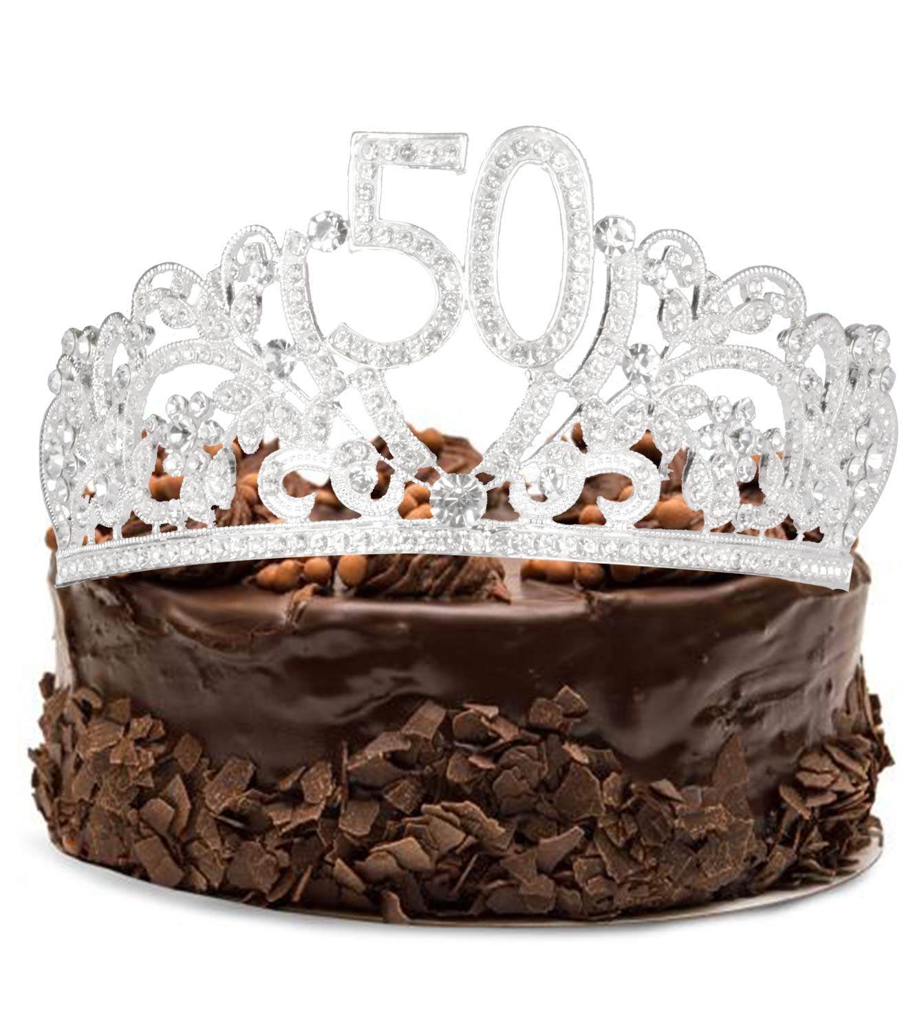 50th Birthday Gifts for Women, 50th Birthday Tiara and Sash, HAPPY 50th ...