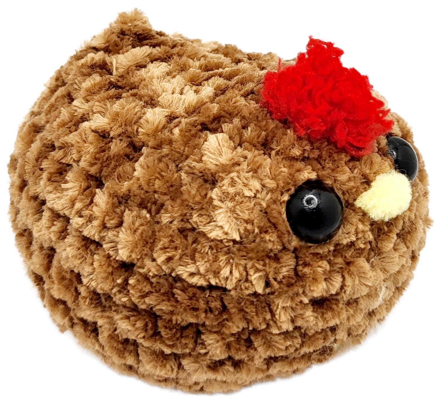Amazon.com: Adorable handmade crochet mini chicken plush stuffed animal ...