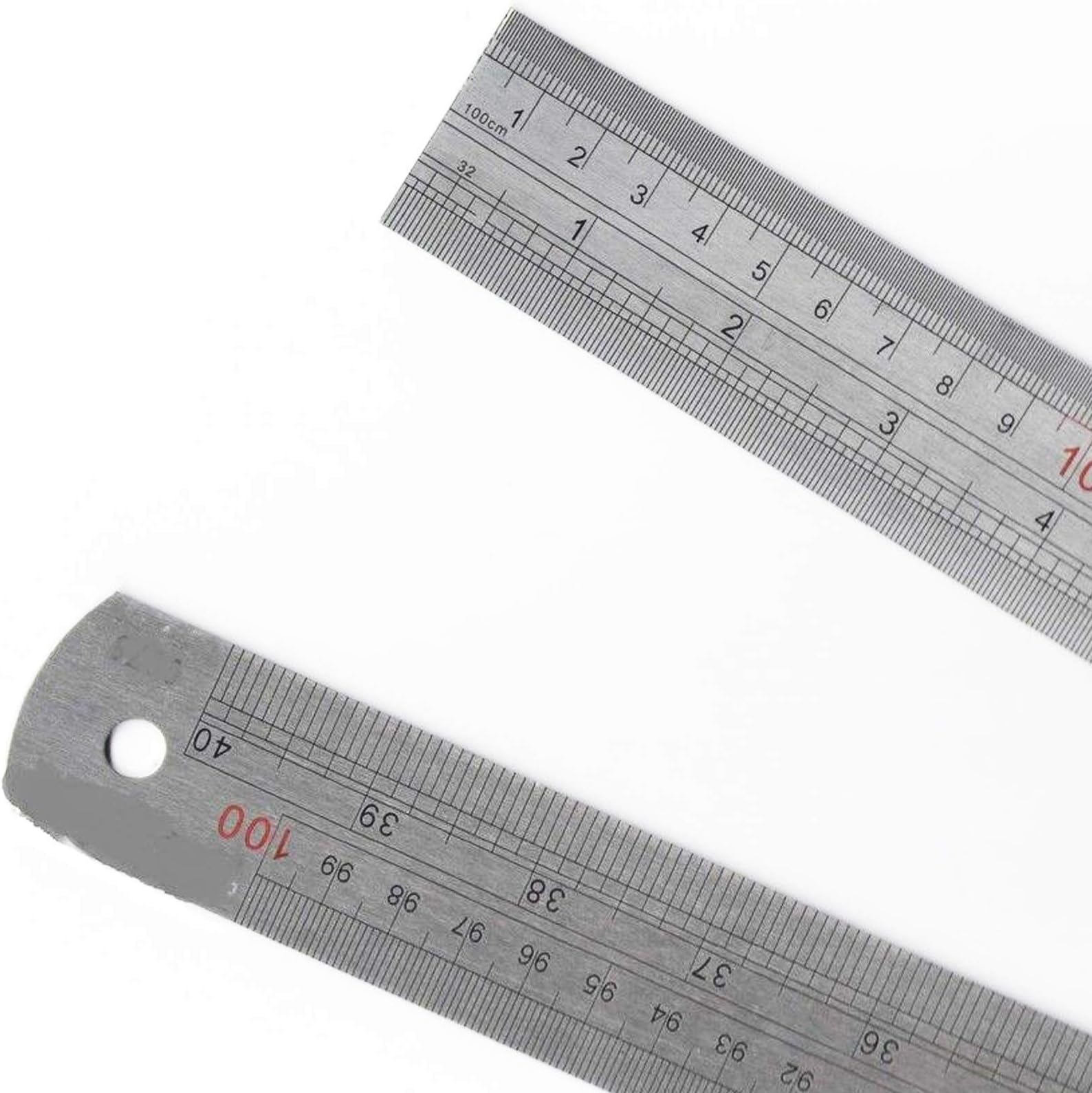 Large ONE Meter Ruler 1M Metal Steel 40" Measure Rule 100Cm 1000MM ...