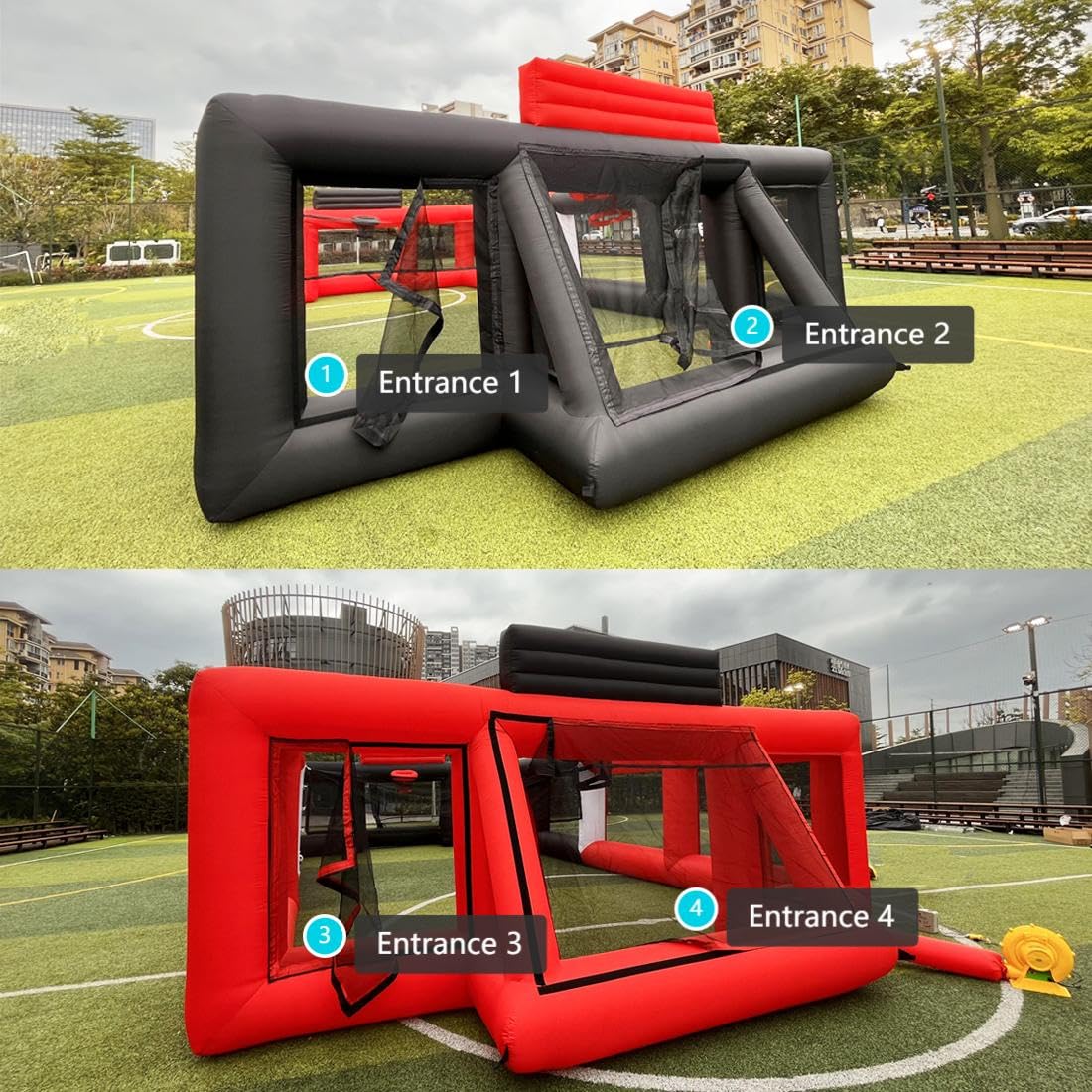 Snapklik.com : Portable Inflatable Sports Court Inflatable Soccer ...