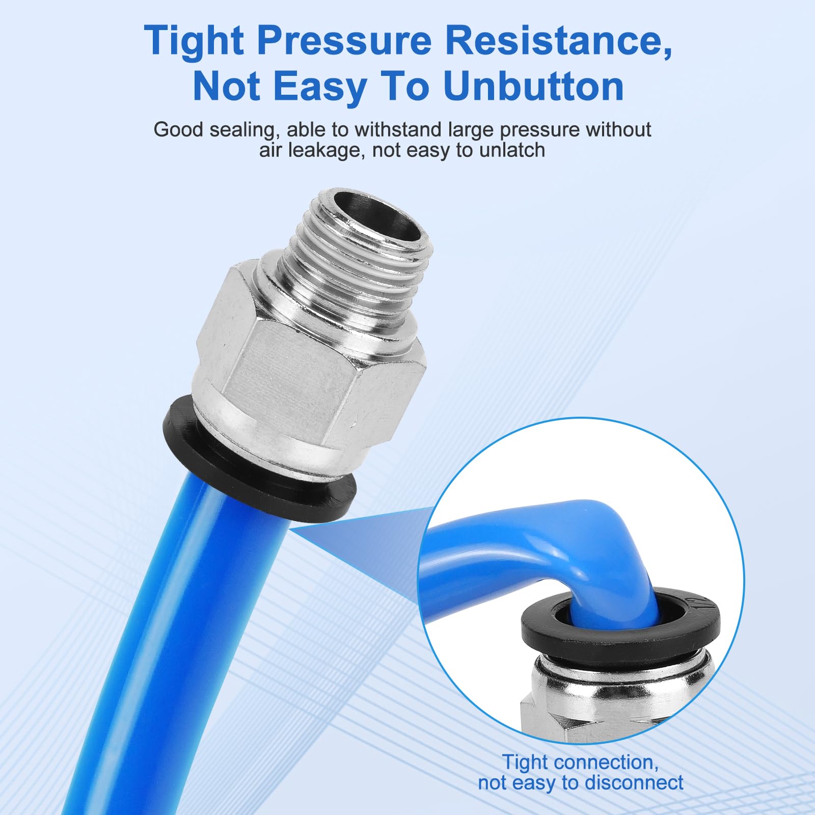 Snapklik.com : CNAODUN 12 Pcs Push To Connect Fittings 1/2 Inch Tube OD ...