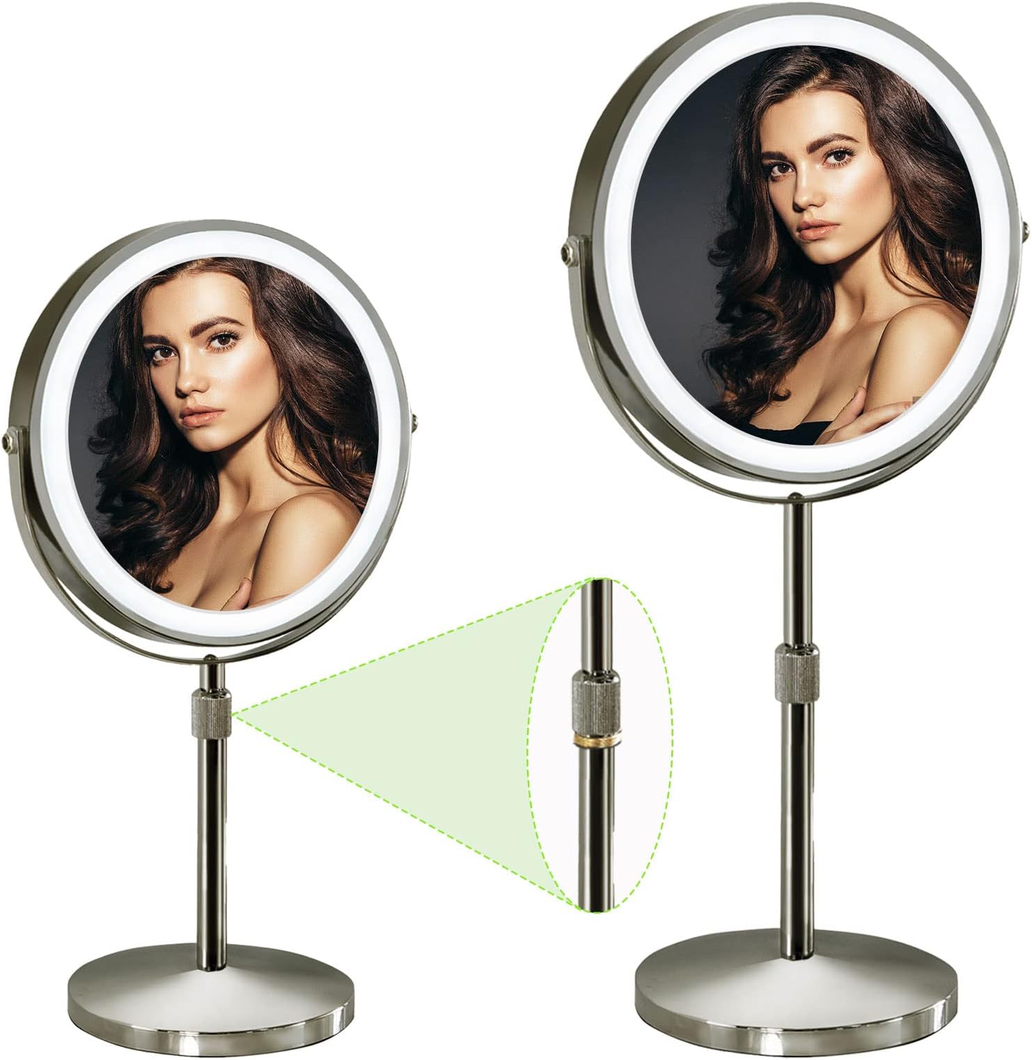 Amazon.com: Taymor 01-1055 Adjustable Floor Mirror, Chrome, 49" by 80 ...