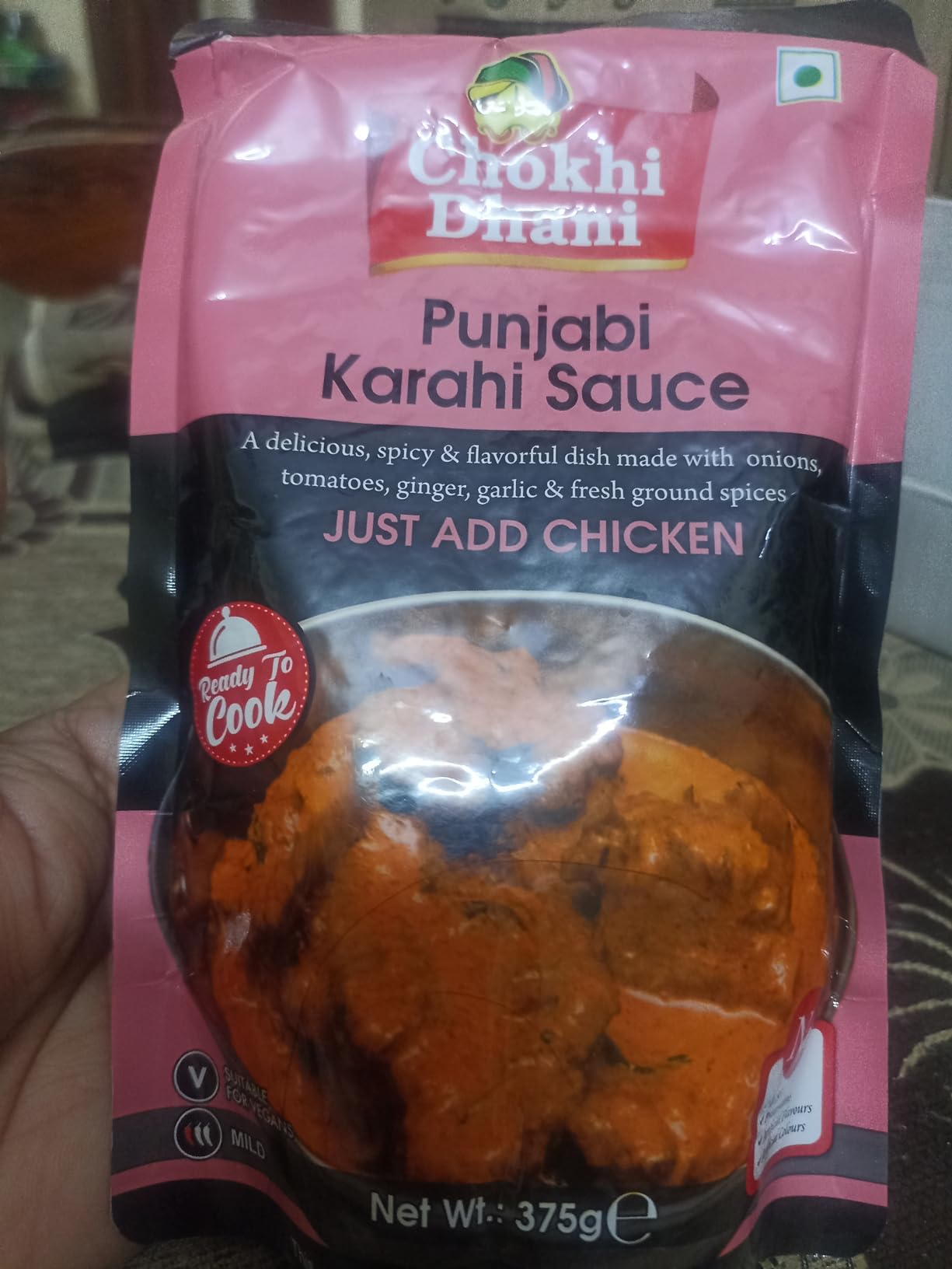 Chokhi Dhani Foods Punjabi Karahi Sauce 375gm | Veg Instant Gravy Sauce ...
