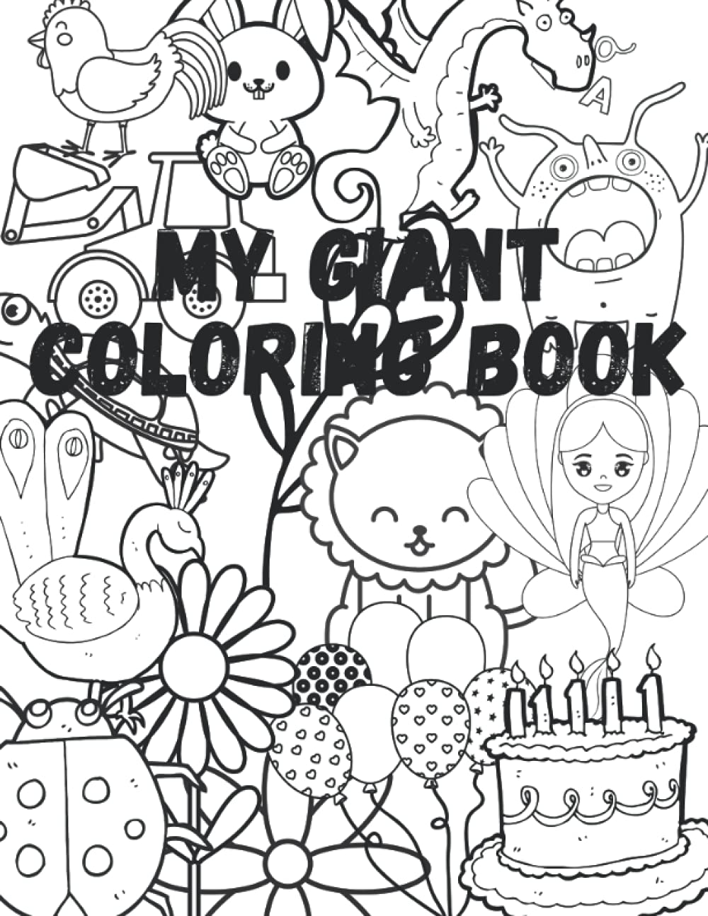 MY GIANT COLORING BOOK (Giant Coloring Books): Merritt, S ...