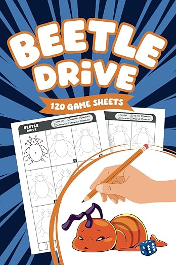 Beetle Drive: 120 Game Sheets : Welo Play: Amazon.fr: Livres
