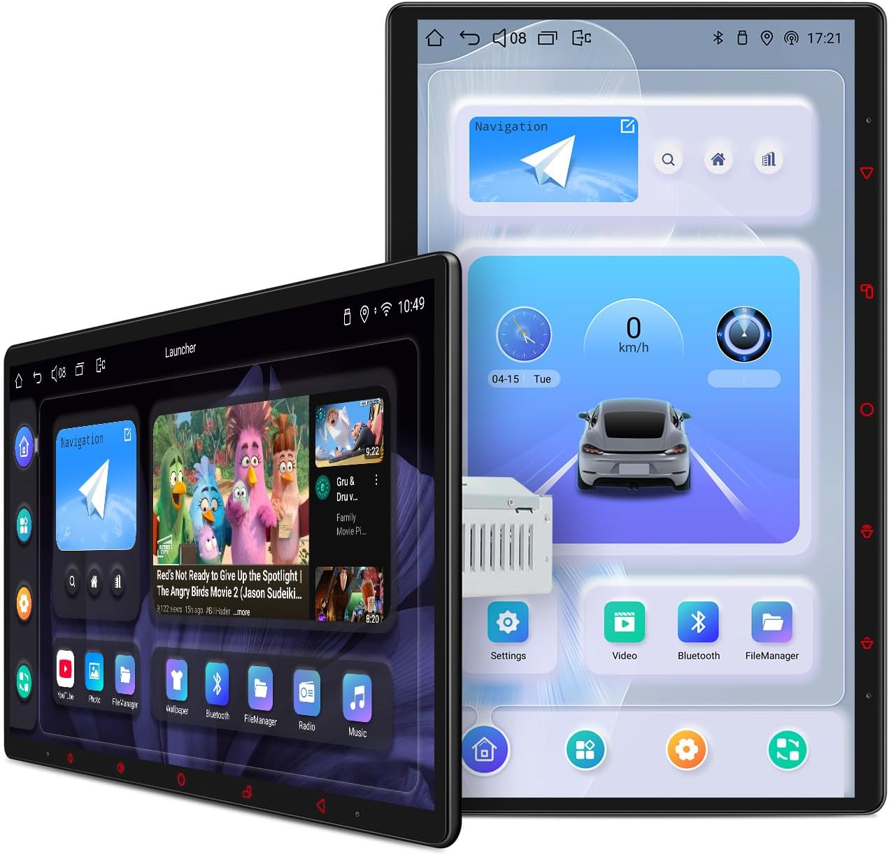 Amazon.com: JOYING Car Stereo 13.3 Inch Single Din Touchscreen Radio ...