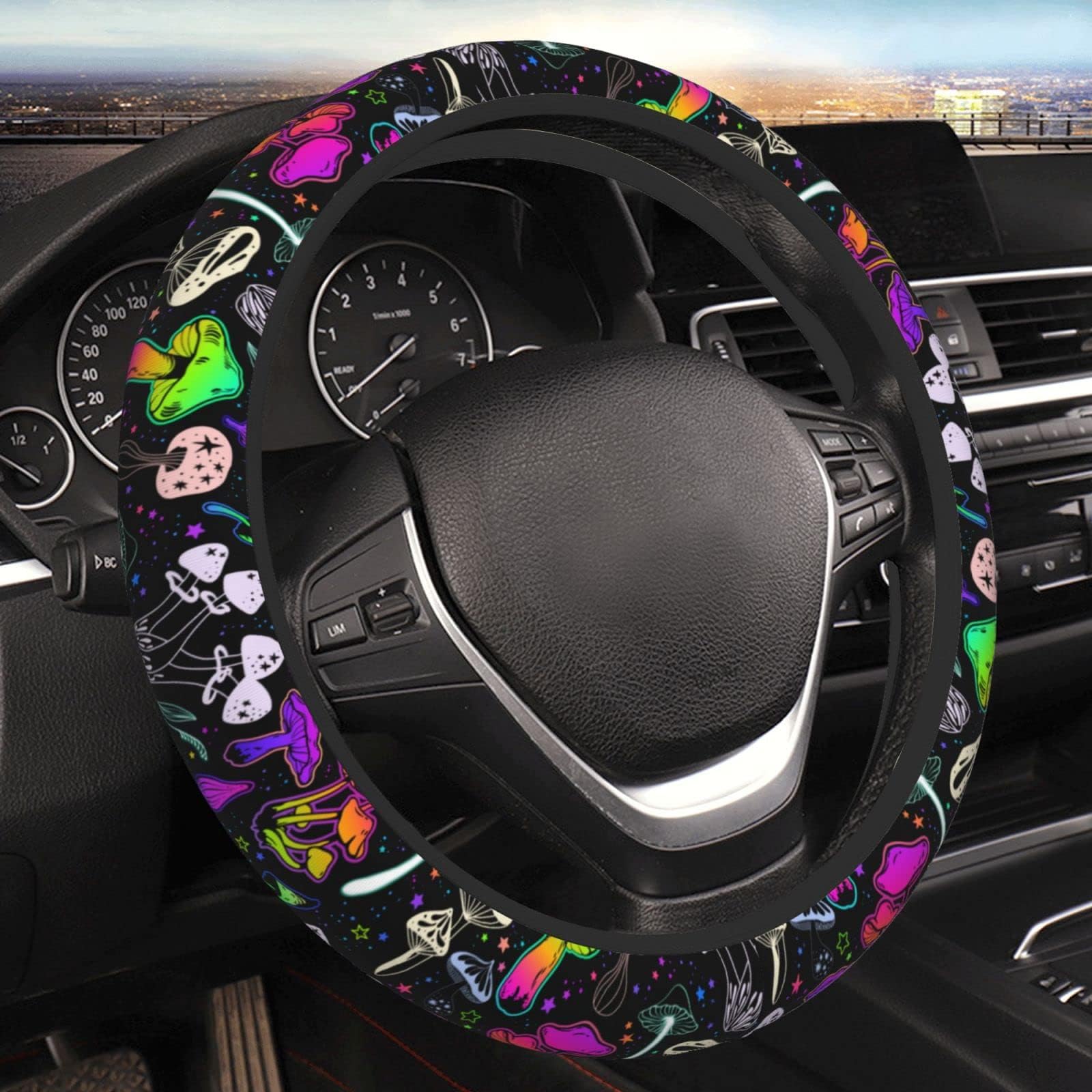 Amazon.com: Steering Wheel Covers for Car Anti-Slip Universal 15 Inches ...