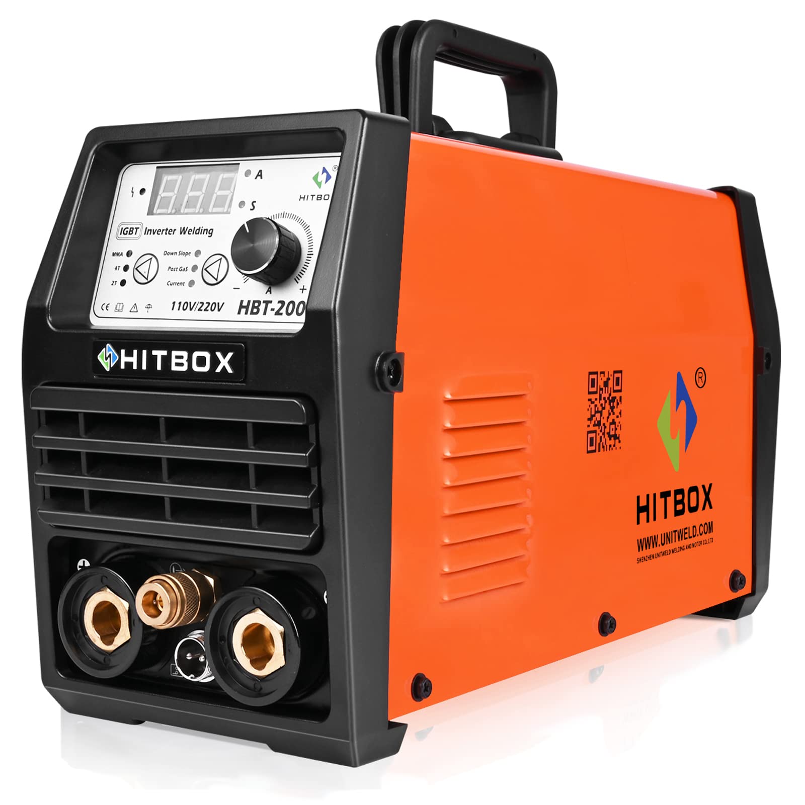 Buy HITBOX Tig Welder Welding Machine 200Amp,110/220V High Frequency ...