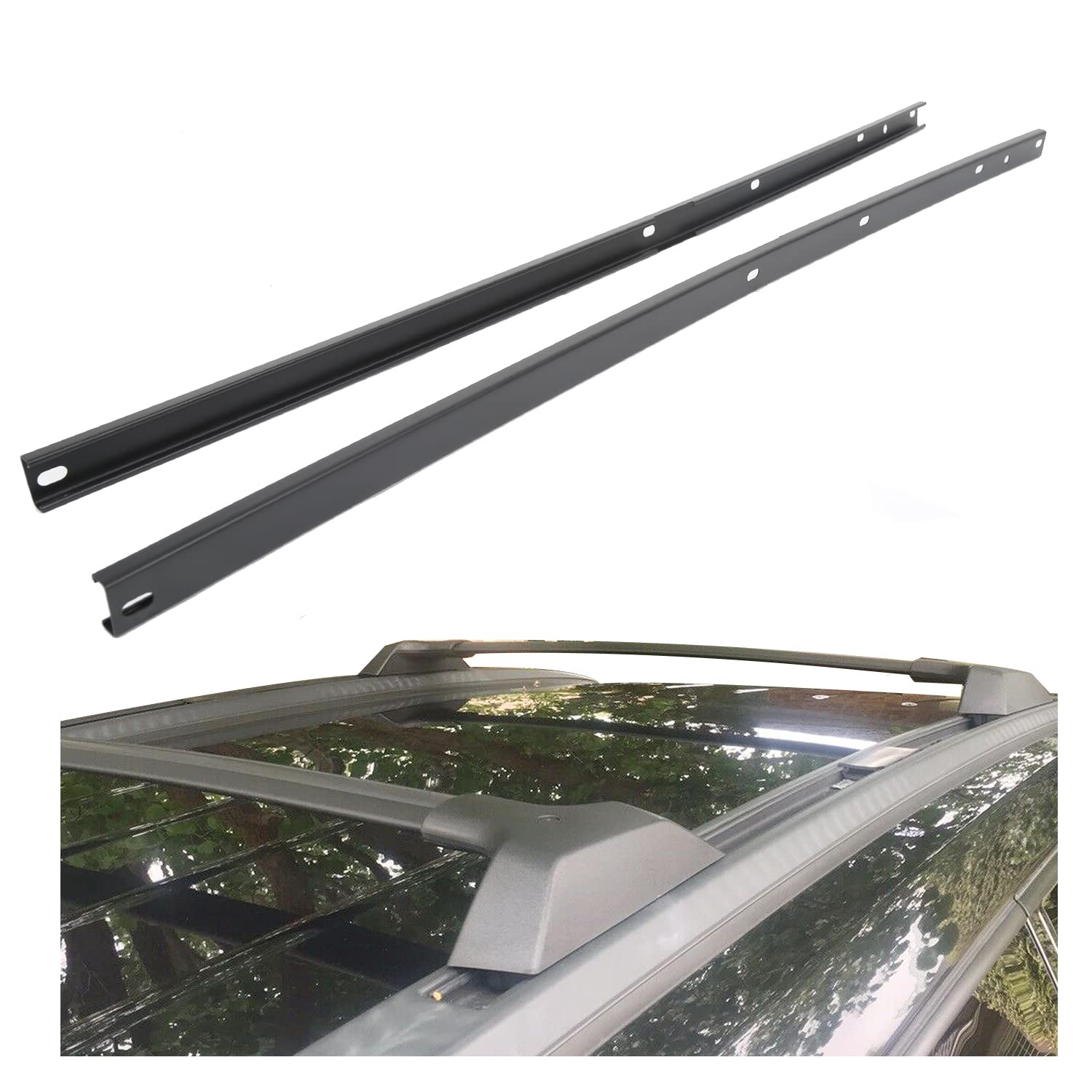 Snapklik.com : ECOTRIC Roof Rack Side Rail Compatible