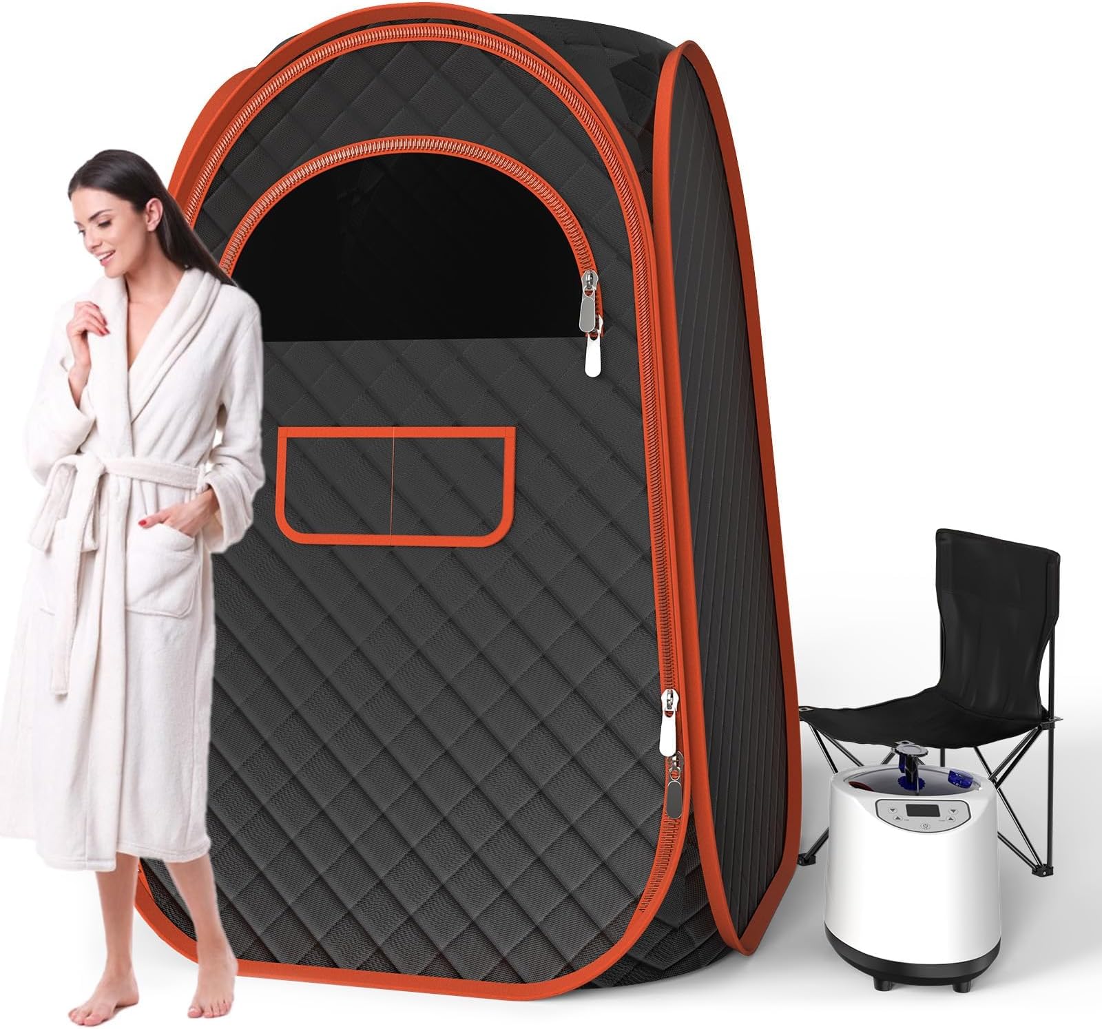 Amazon.com : DECOKTOOL Portable Sauna Box, Portable Steam Sauna for ...