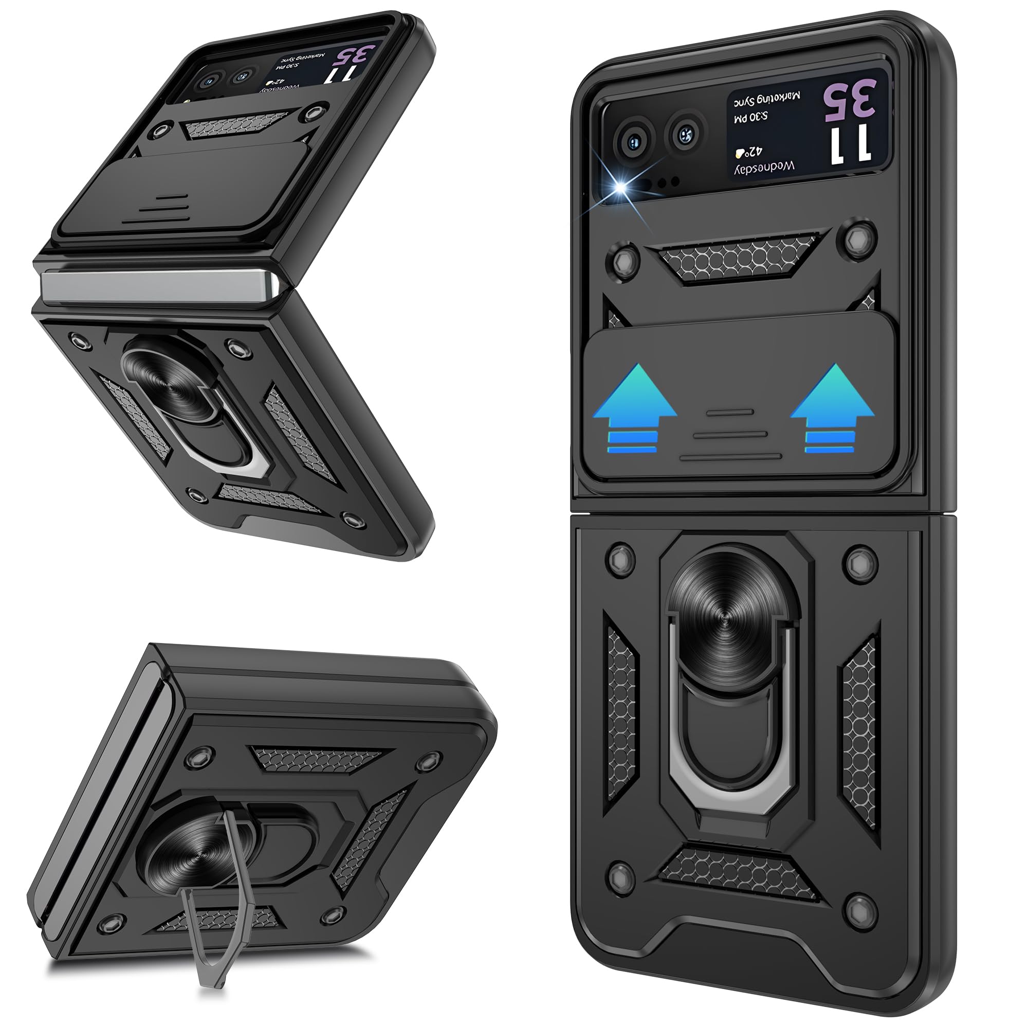 Amazon.com: for Motorola Razr 2023 Case [Not Fit Razr Plus 2023], Heavy ...